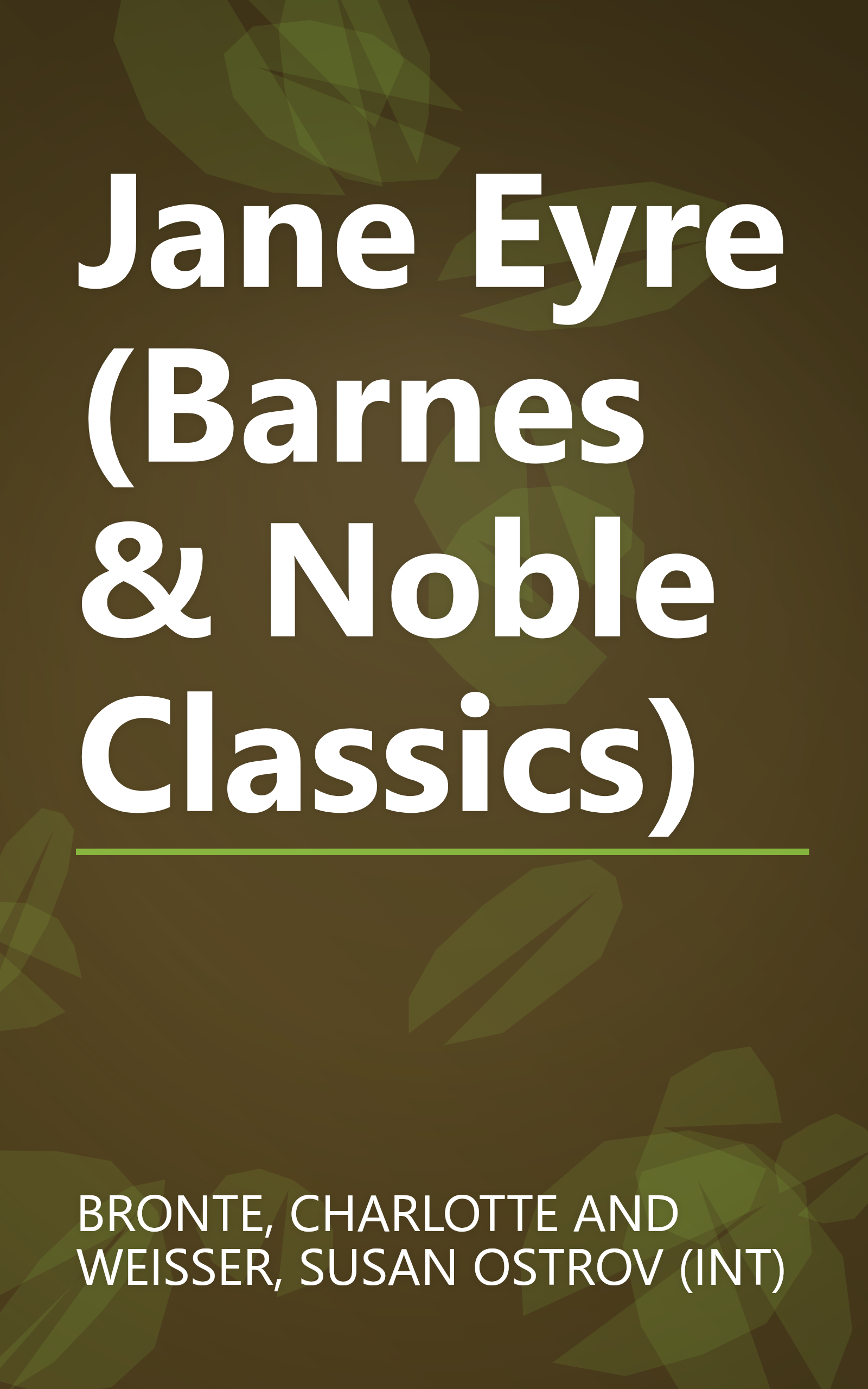 Jane Eyre (Barnes & Noble Classics) book cover