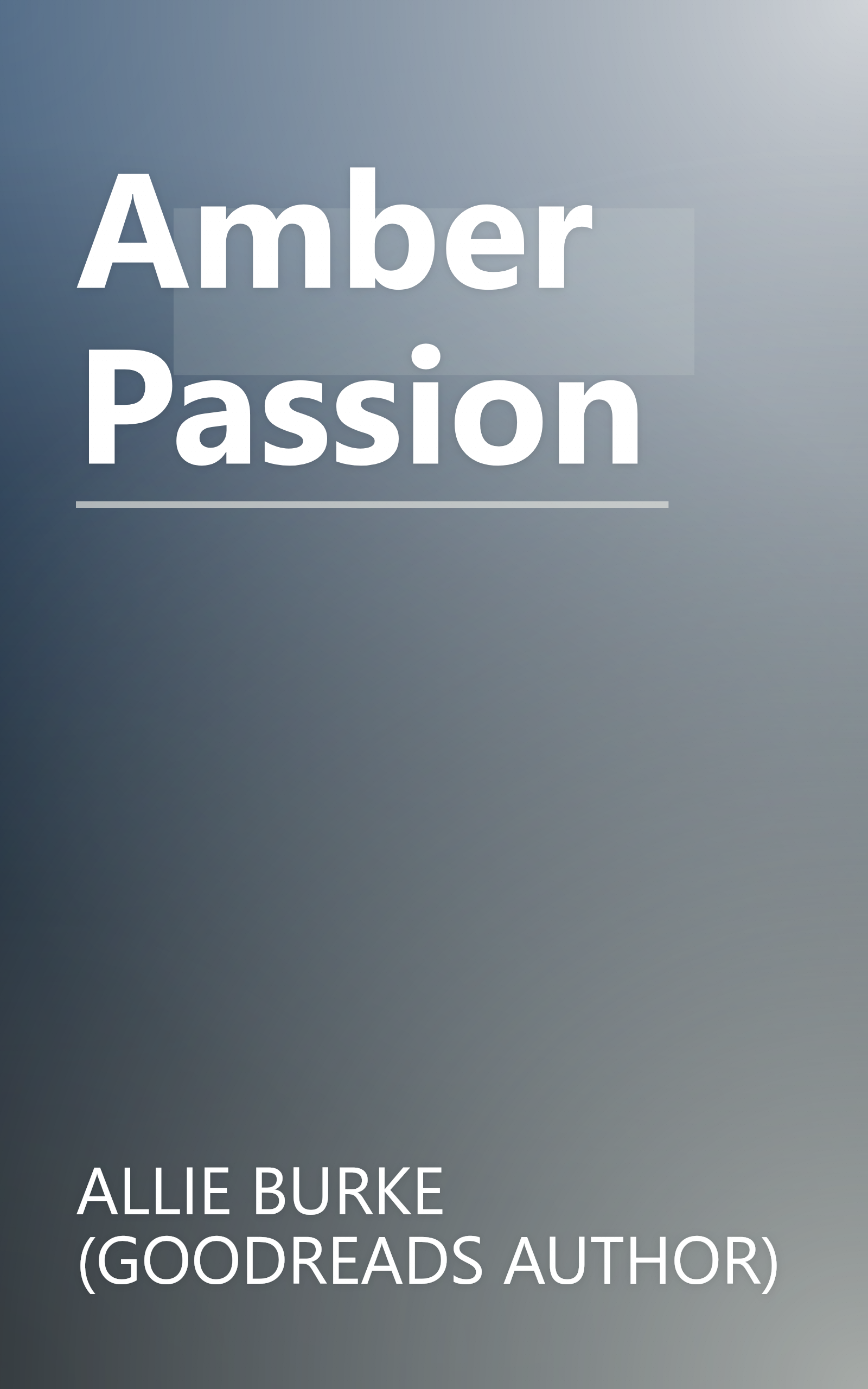 Amber Passion book cover