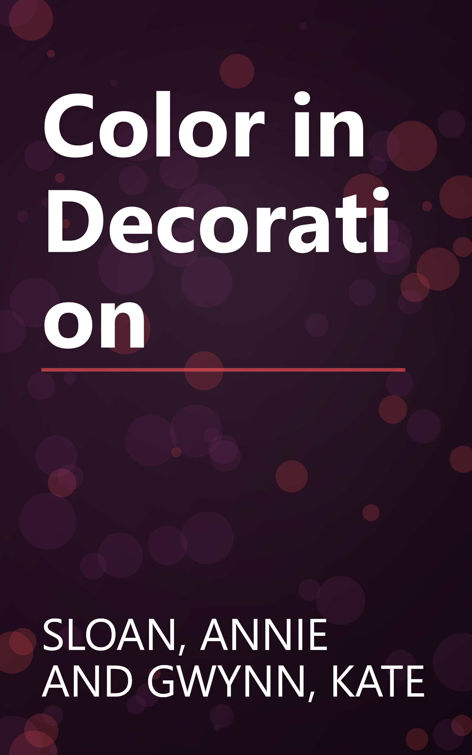 Color in Decoration book cover