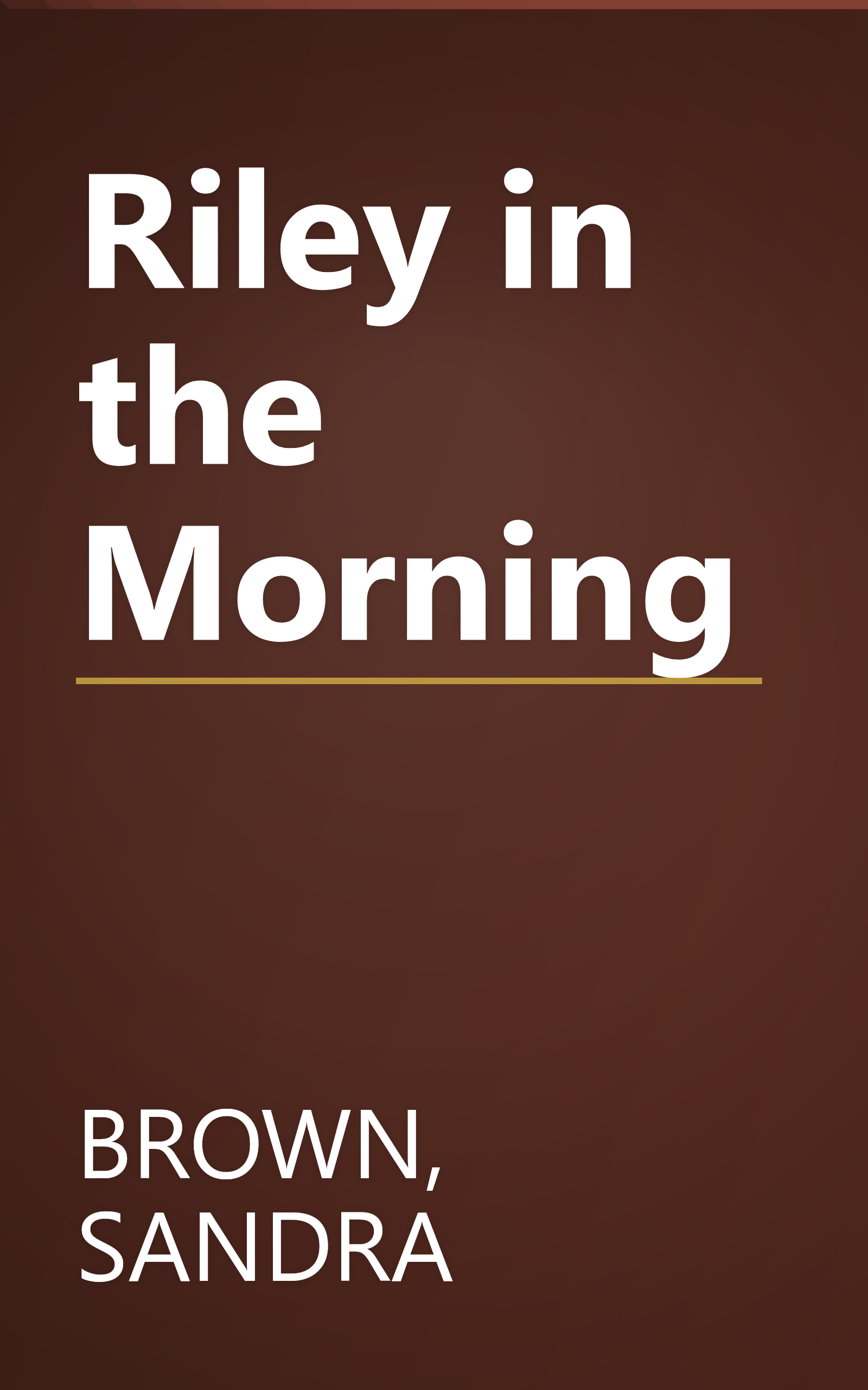 Riley in the Morning book cover