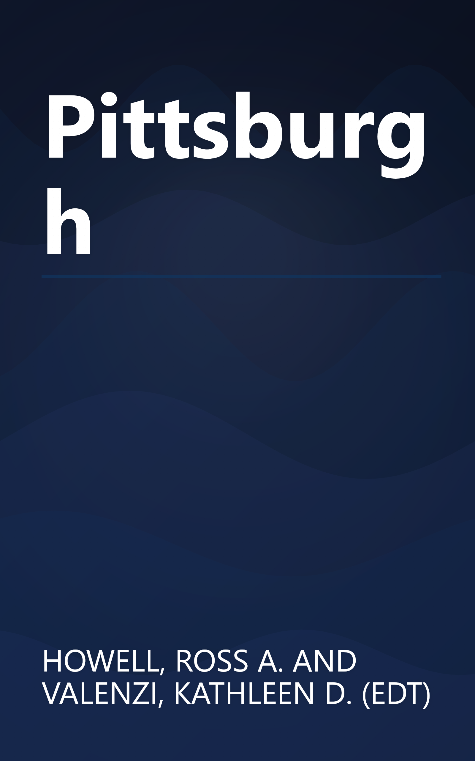 Pittsburgh book cover