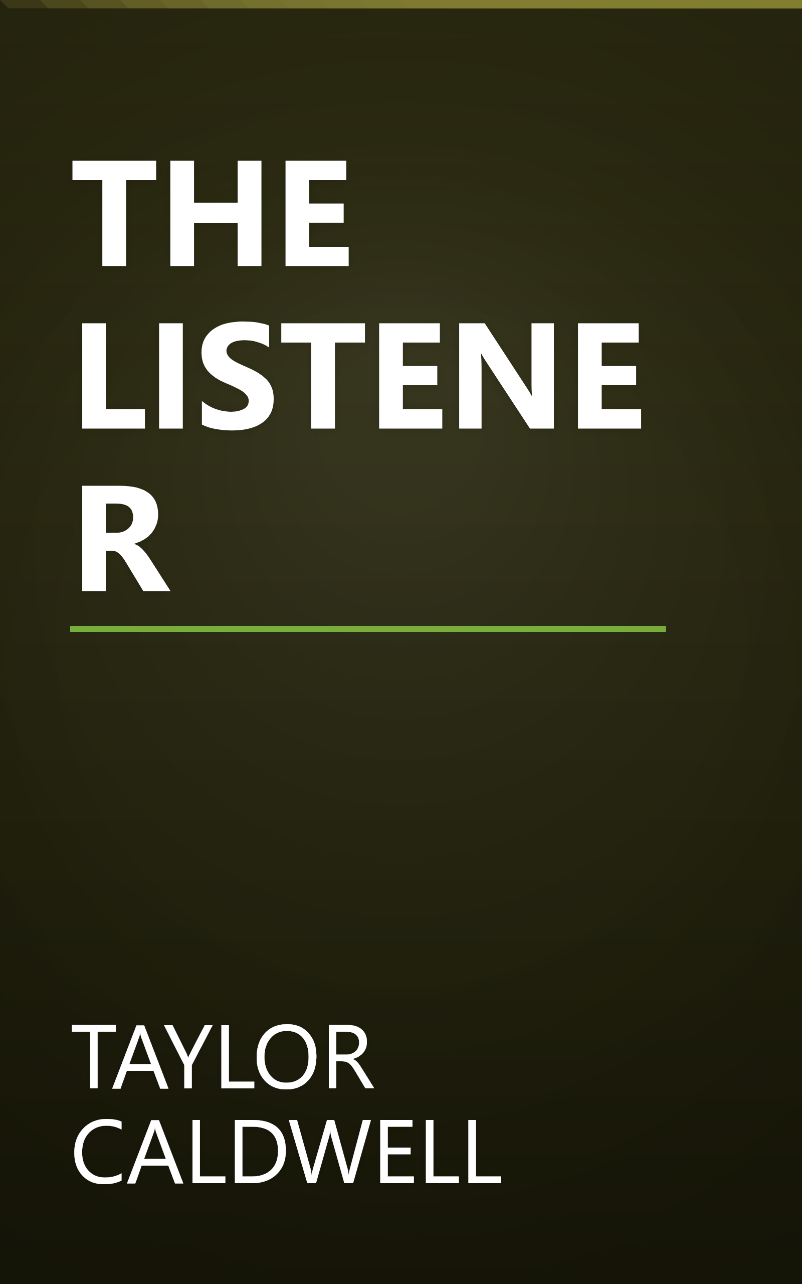 THE LISTENER book cover