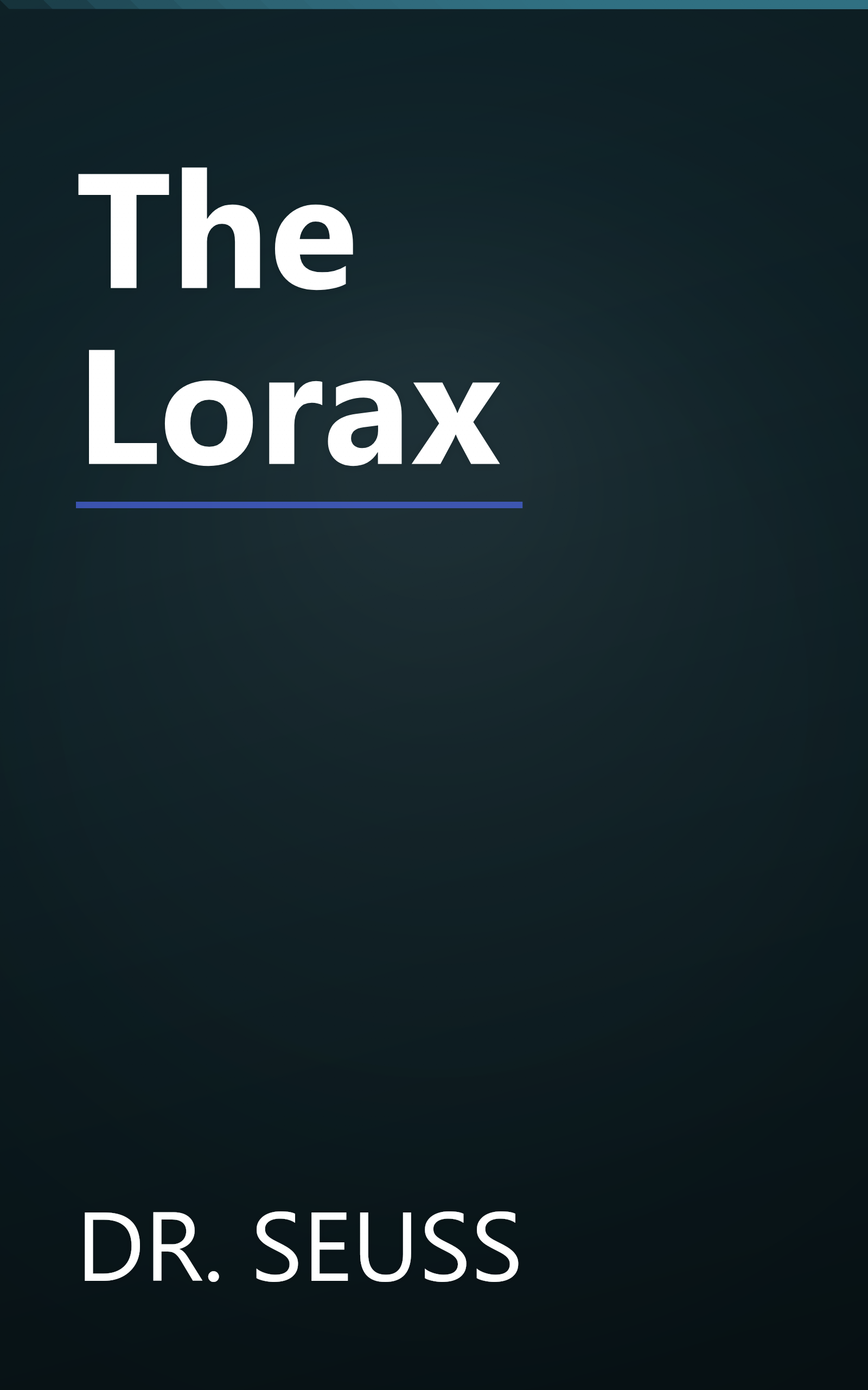 The Lorax book cover