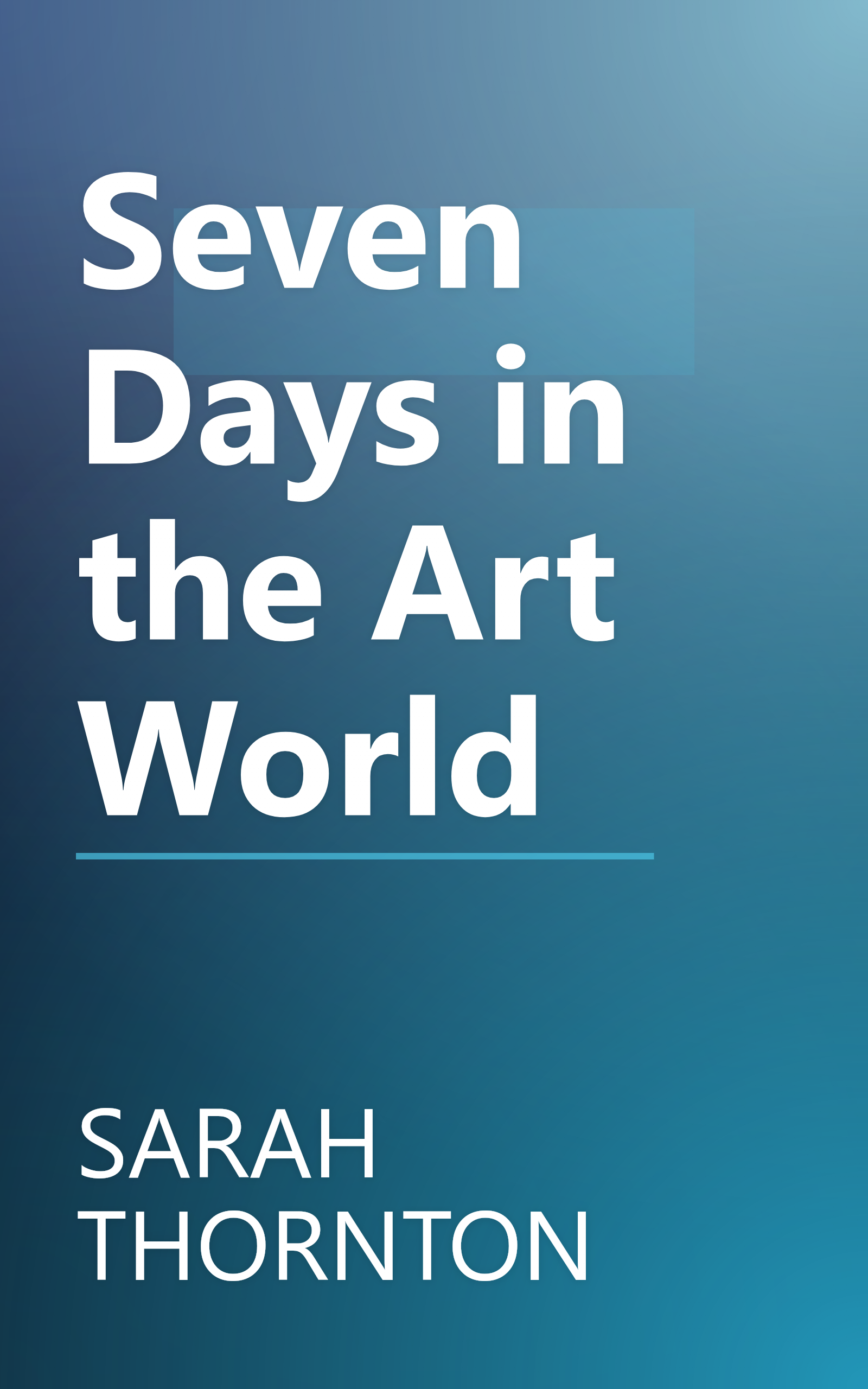 Seven Days in the Art World book cover