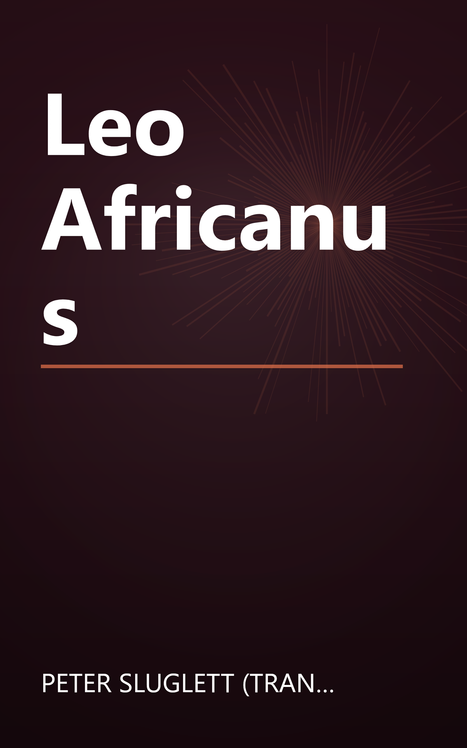 Leo Africanus book cover