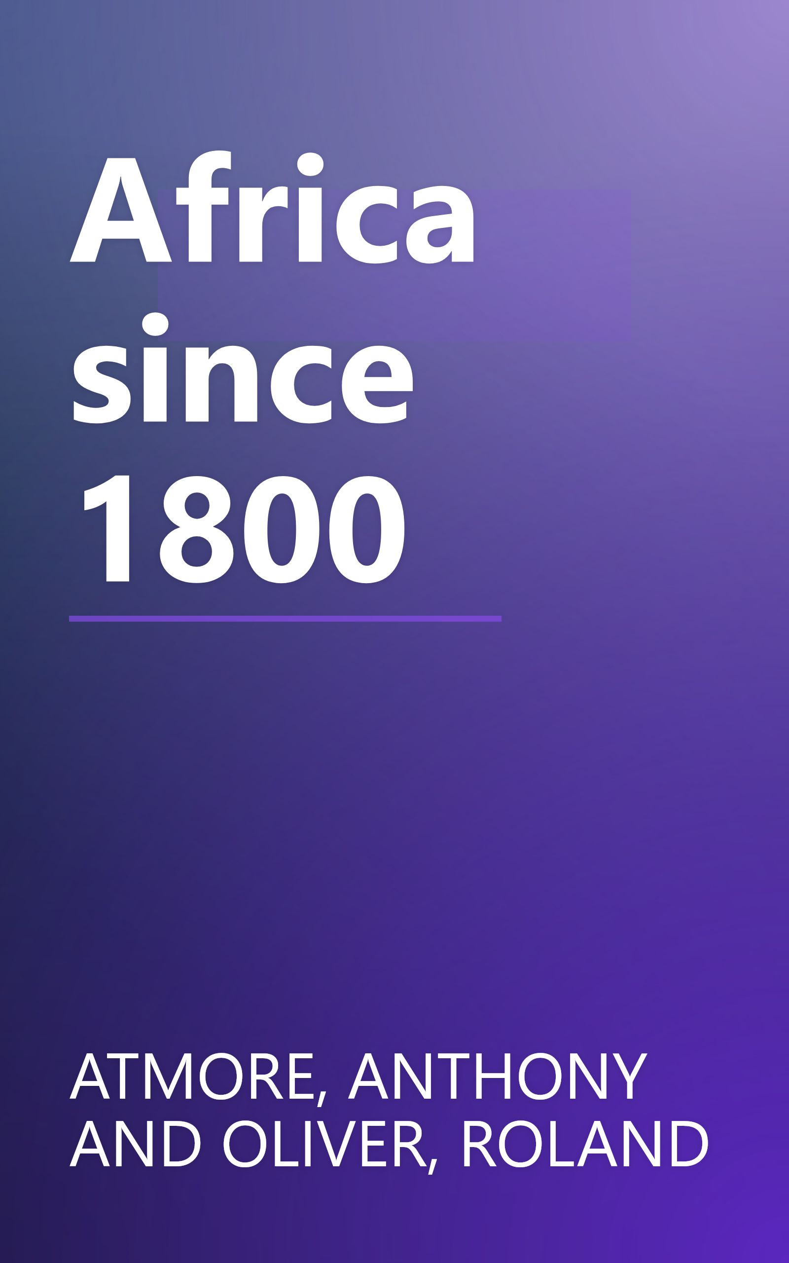 Africa since 1800 book cover