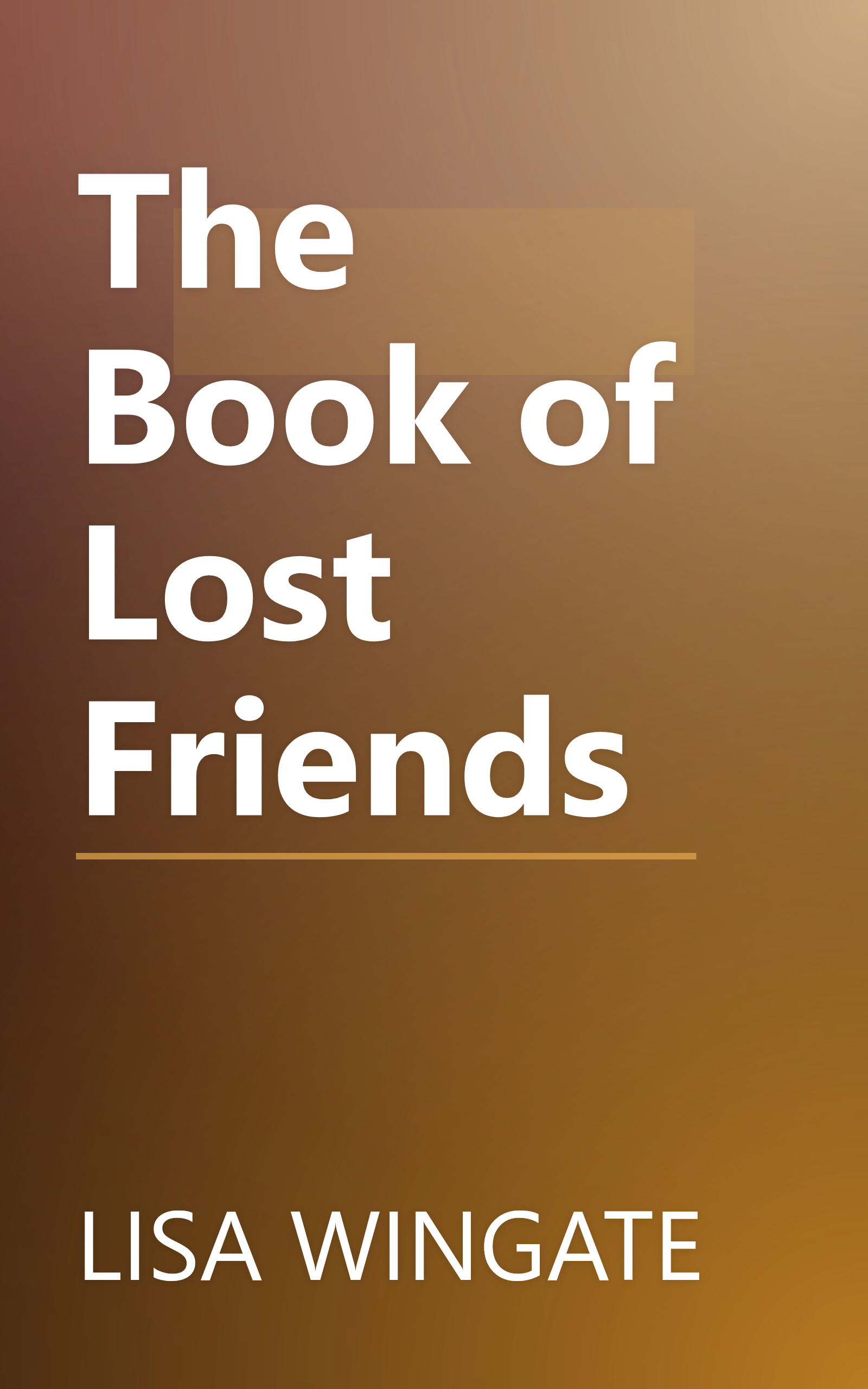 The Book of Lost Friends book cover