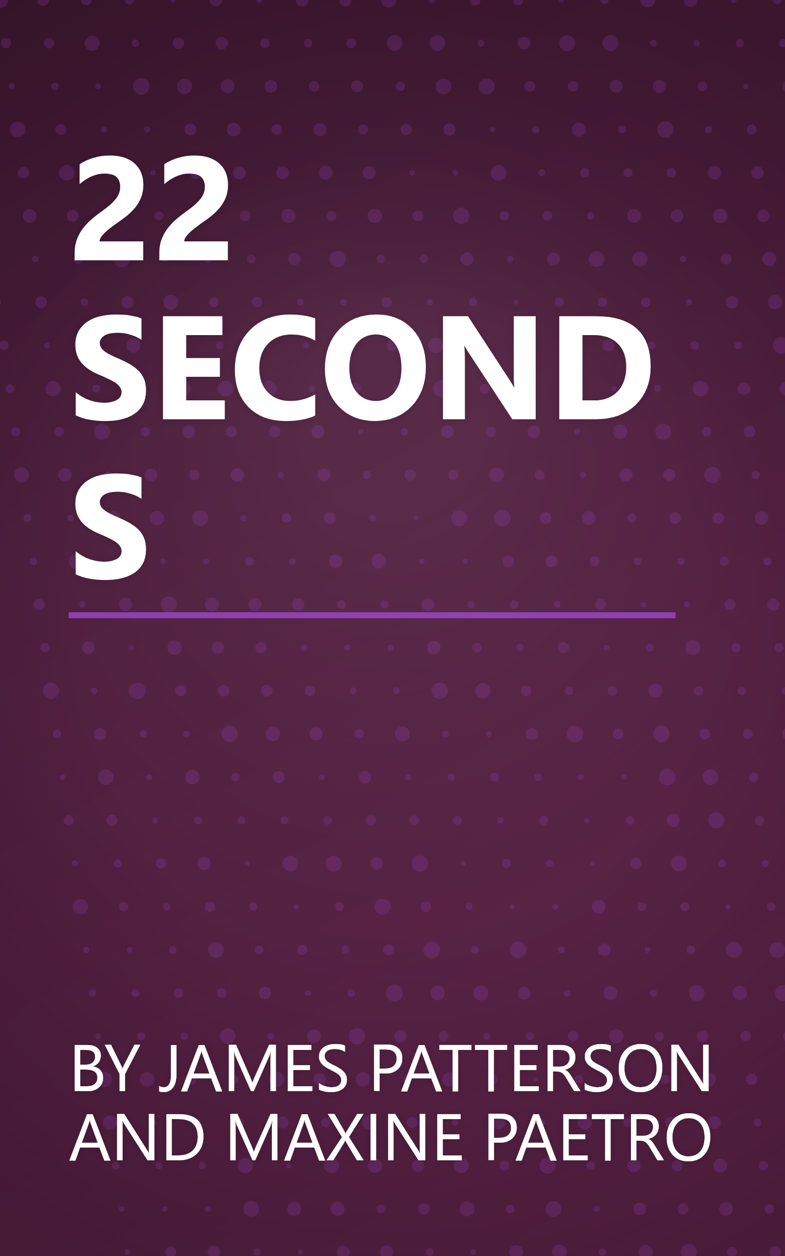 22 SECONDS book cover