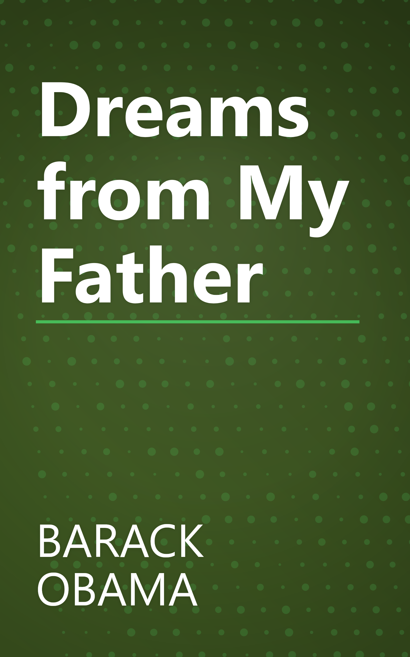 Dreams from My Father book cover