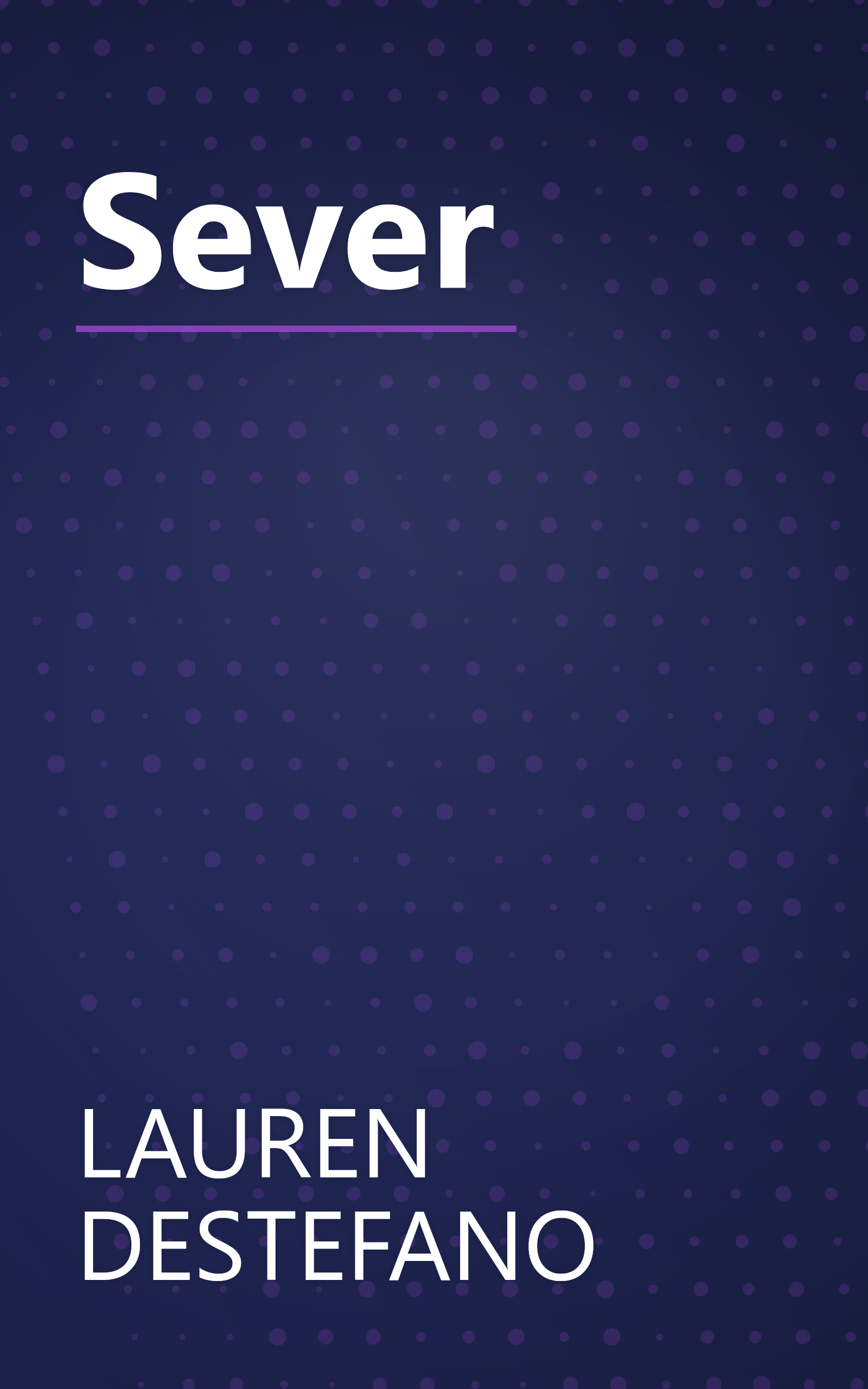 Sever book cover