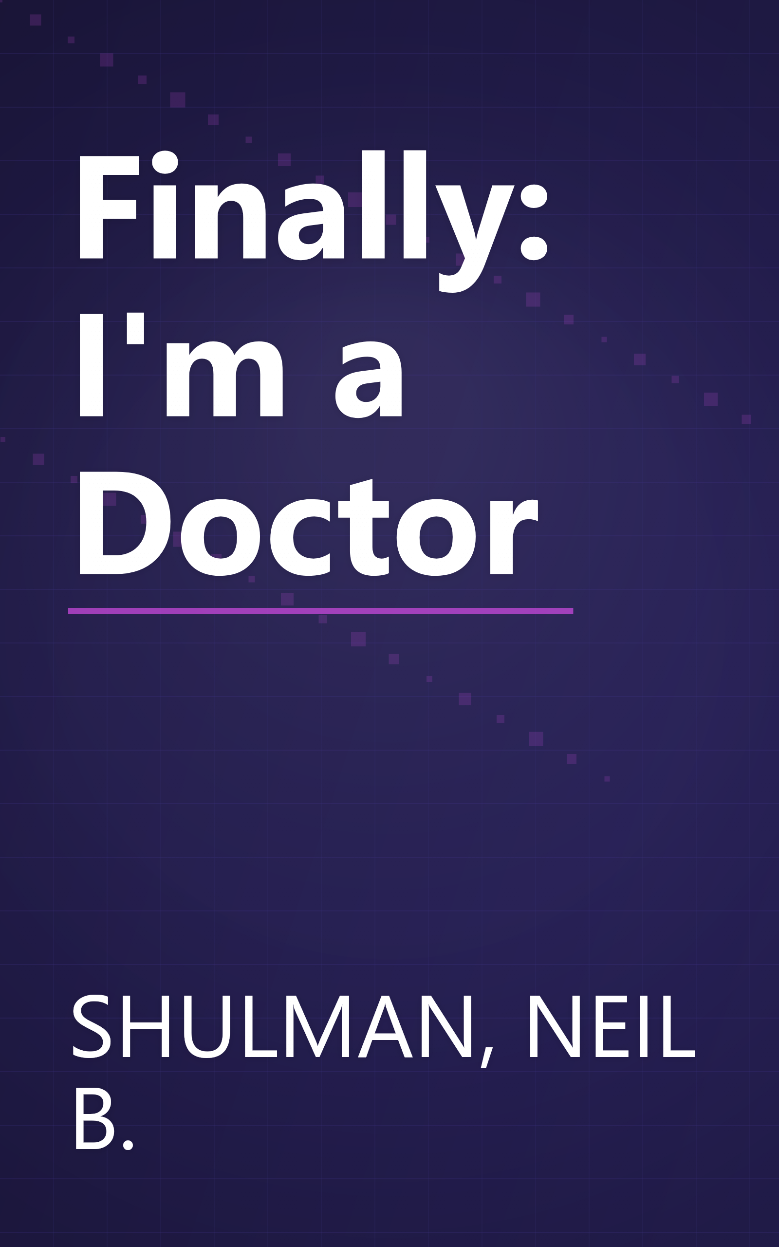 Finally: I'm a Doctor book cover