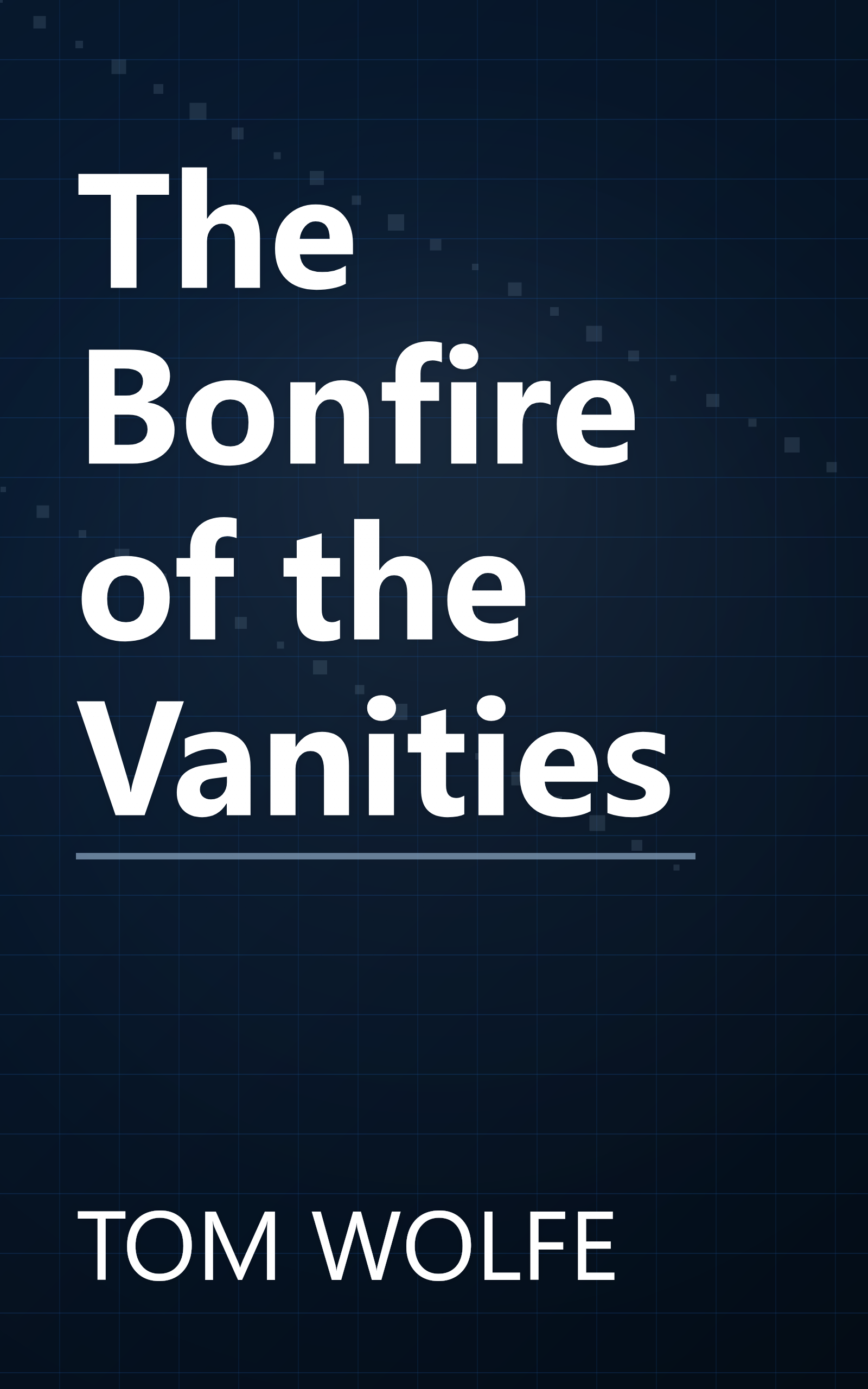 The Bonfire of the Vanities book cover