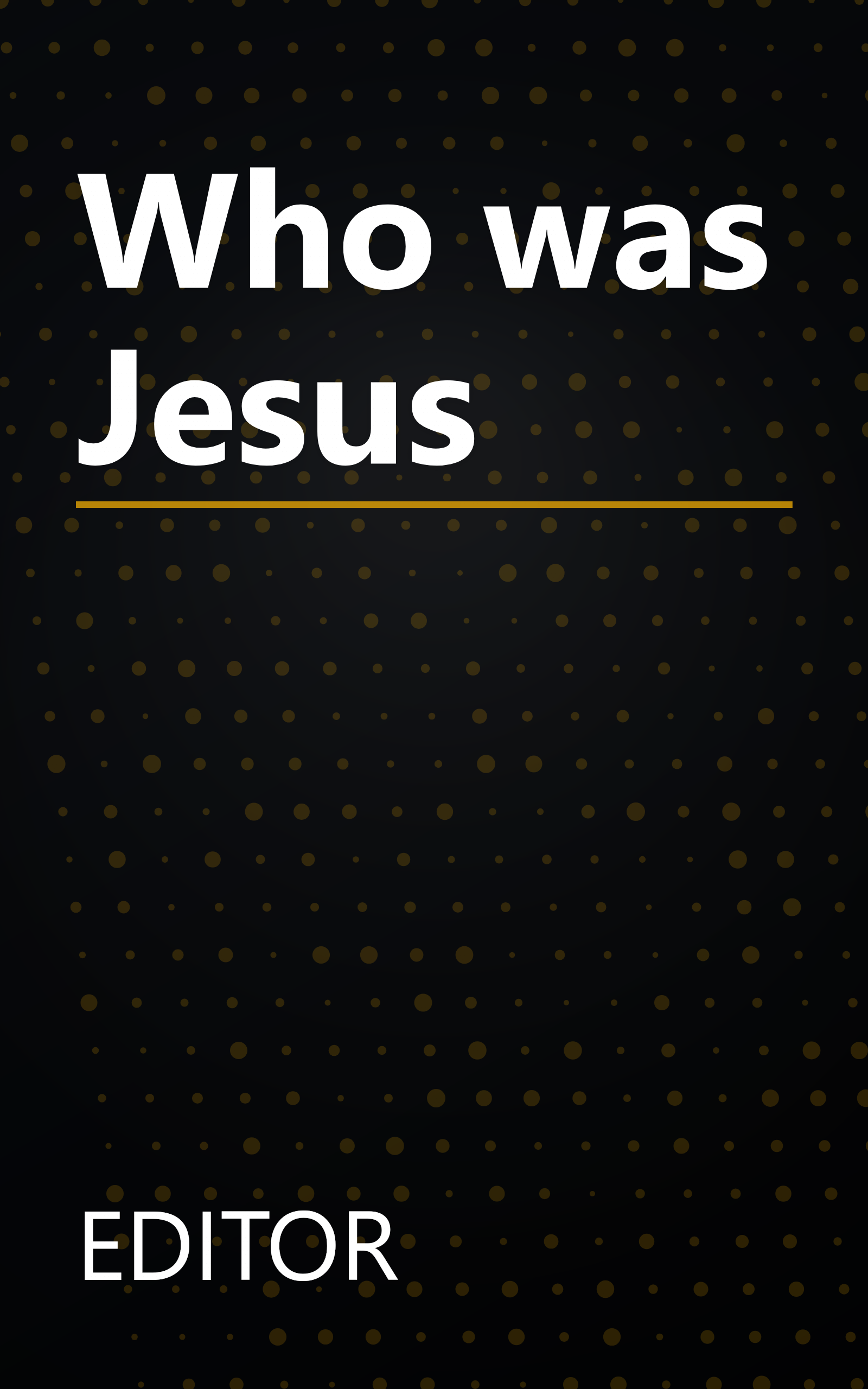 Who was Jesus book cover