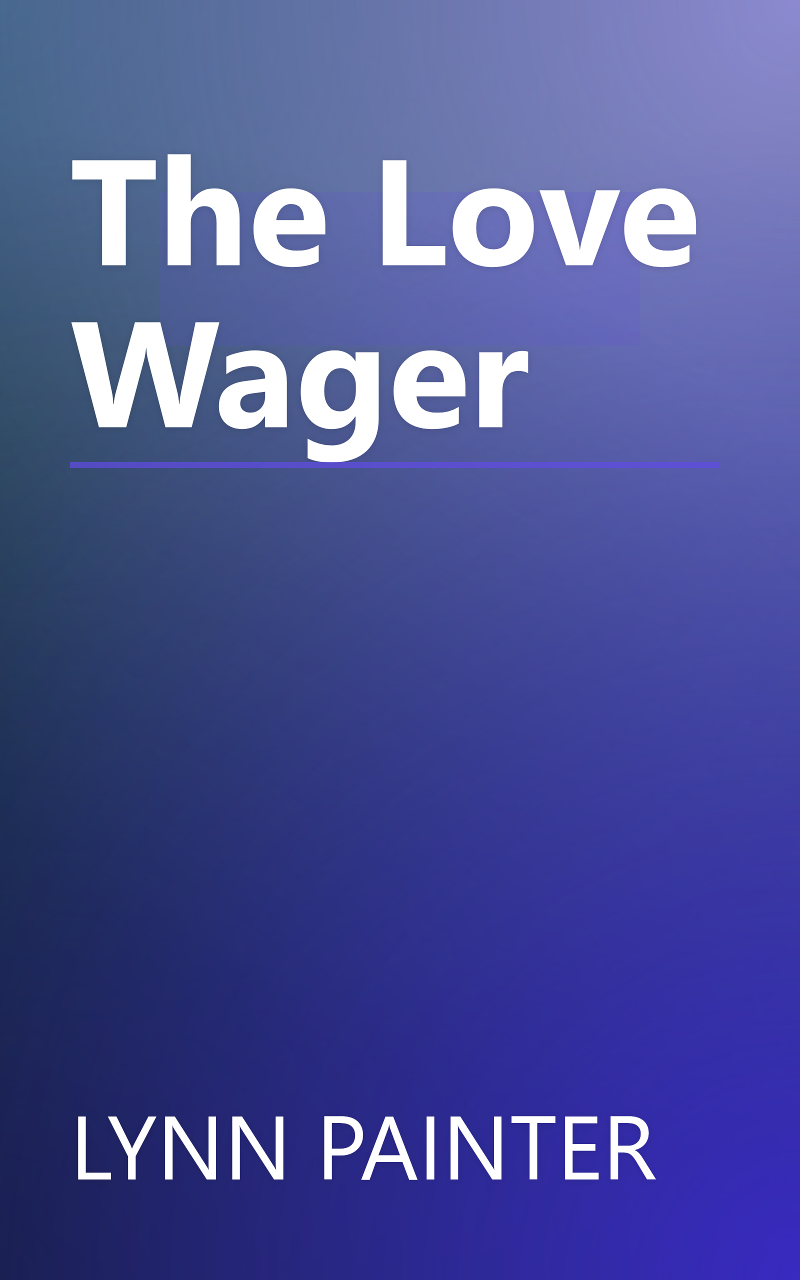 The Love Wager book cover