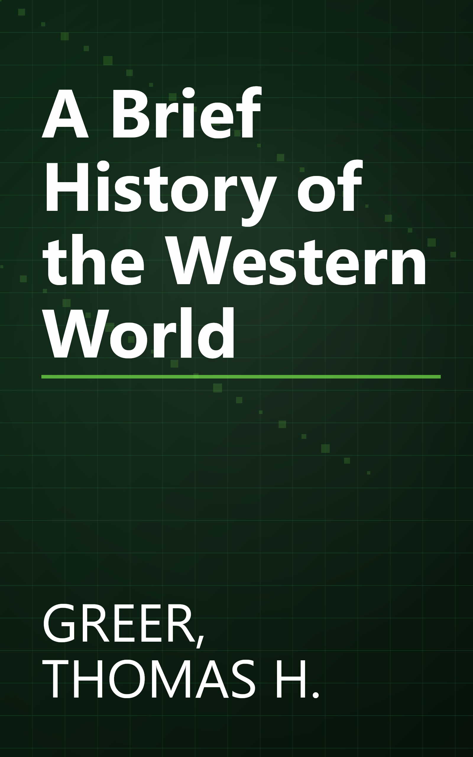 A Brief History of the Western World book cover