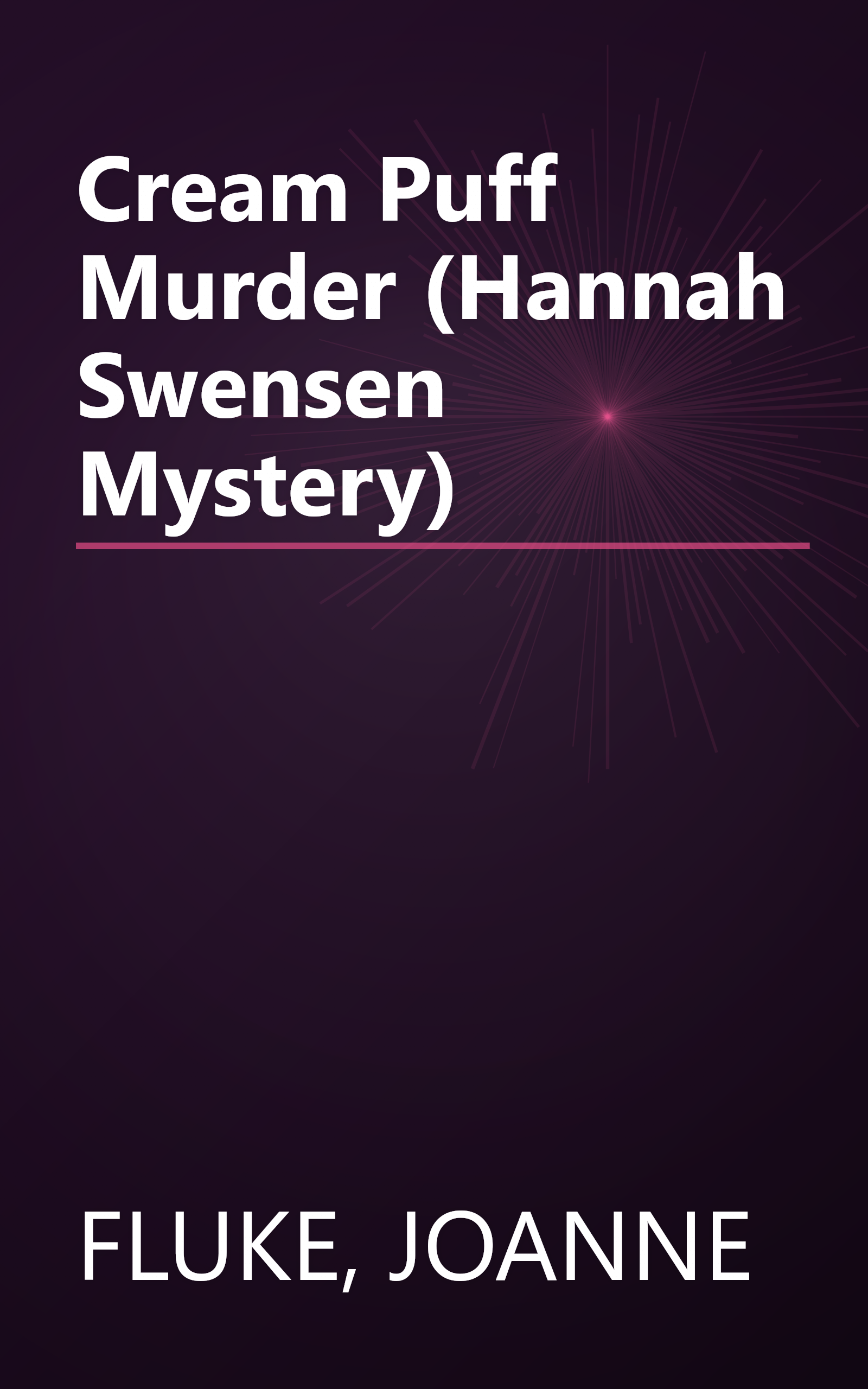 Cream Puff Murder (Hannah Swensen Mystery) book cover