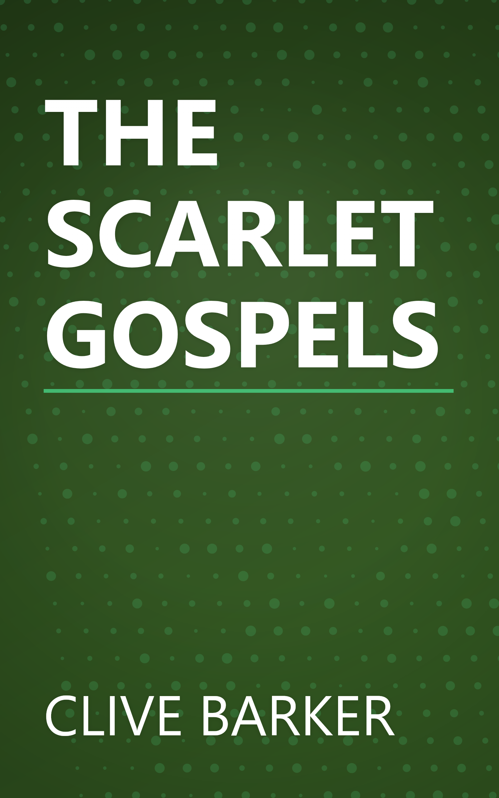 THE SCARLET GOSPELS book cover