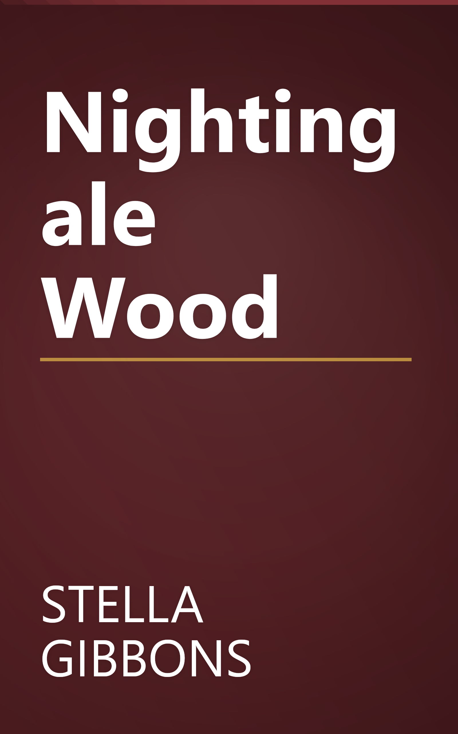 Nightingale Wood book cover