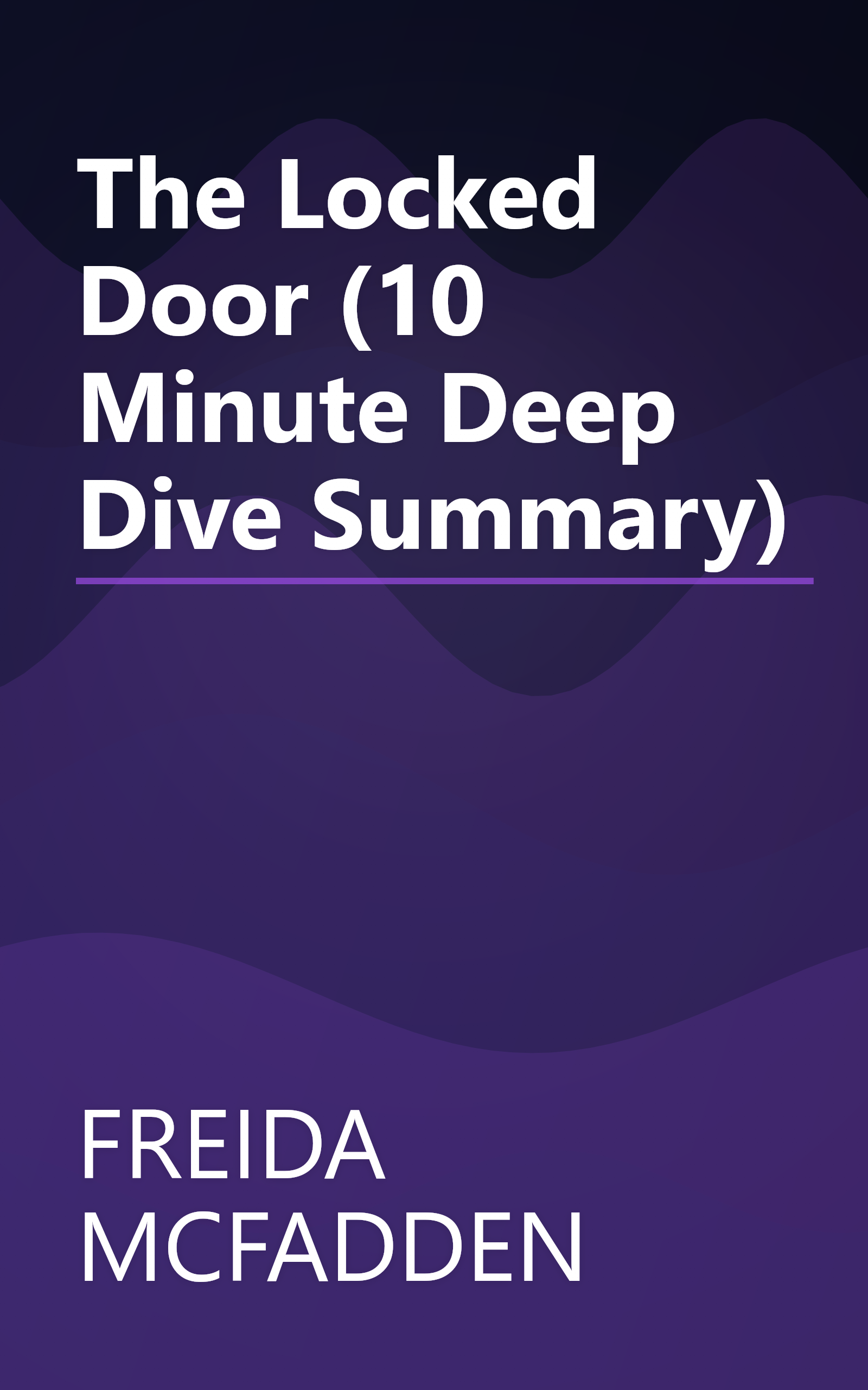 The Locked Door (10 Minute   Deep Dive Summary) book cover