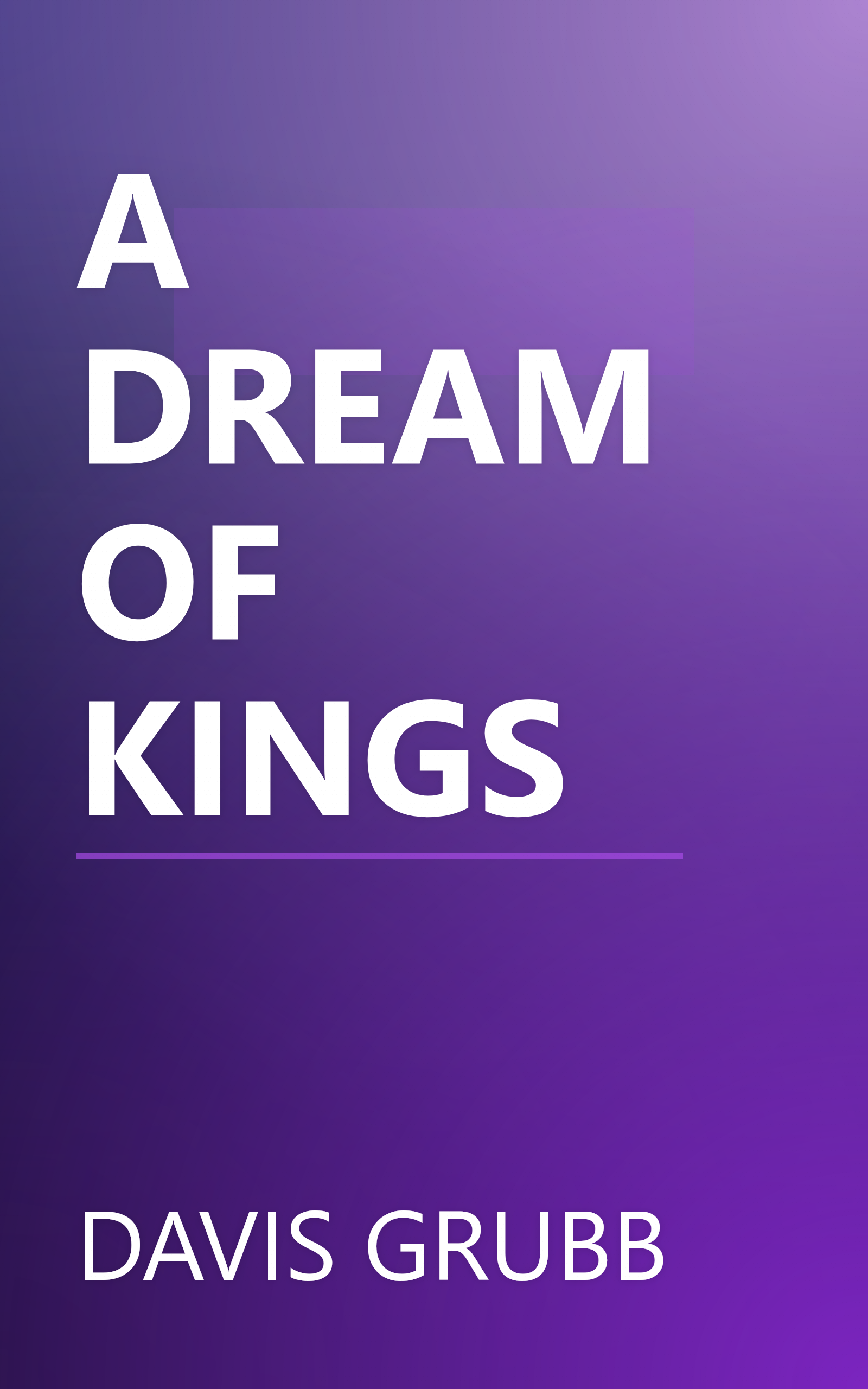 A DREAM OF KINGS book cover