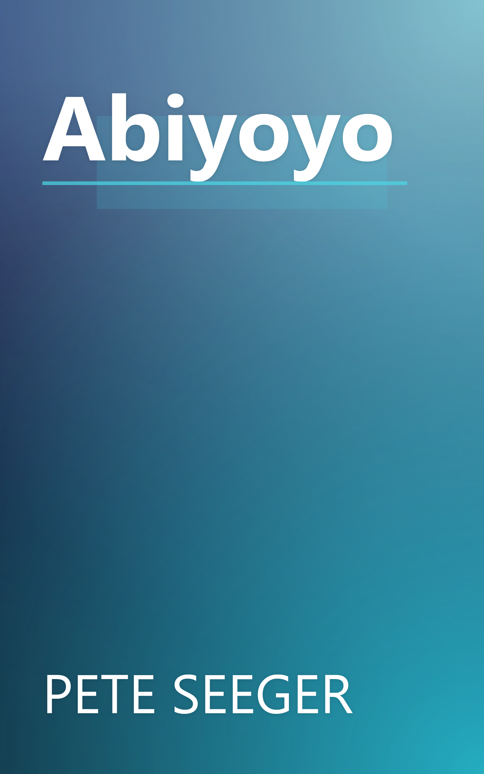 Abiyoyo book cover