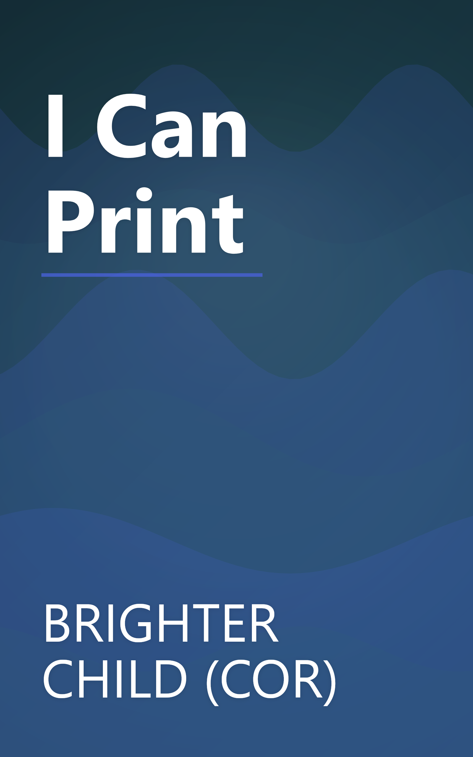 I Can Print book cover