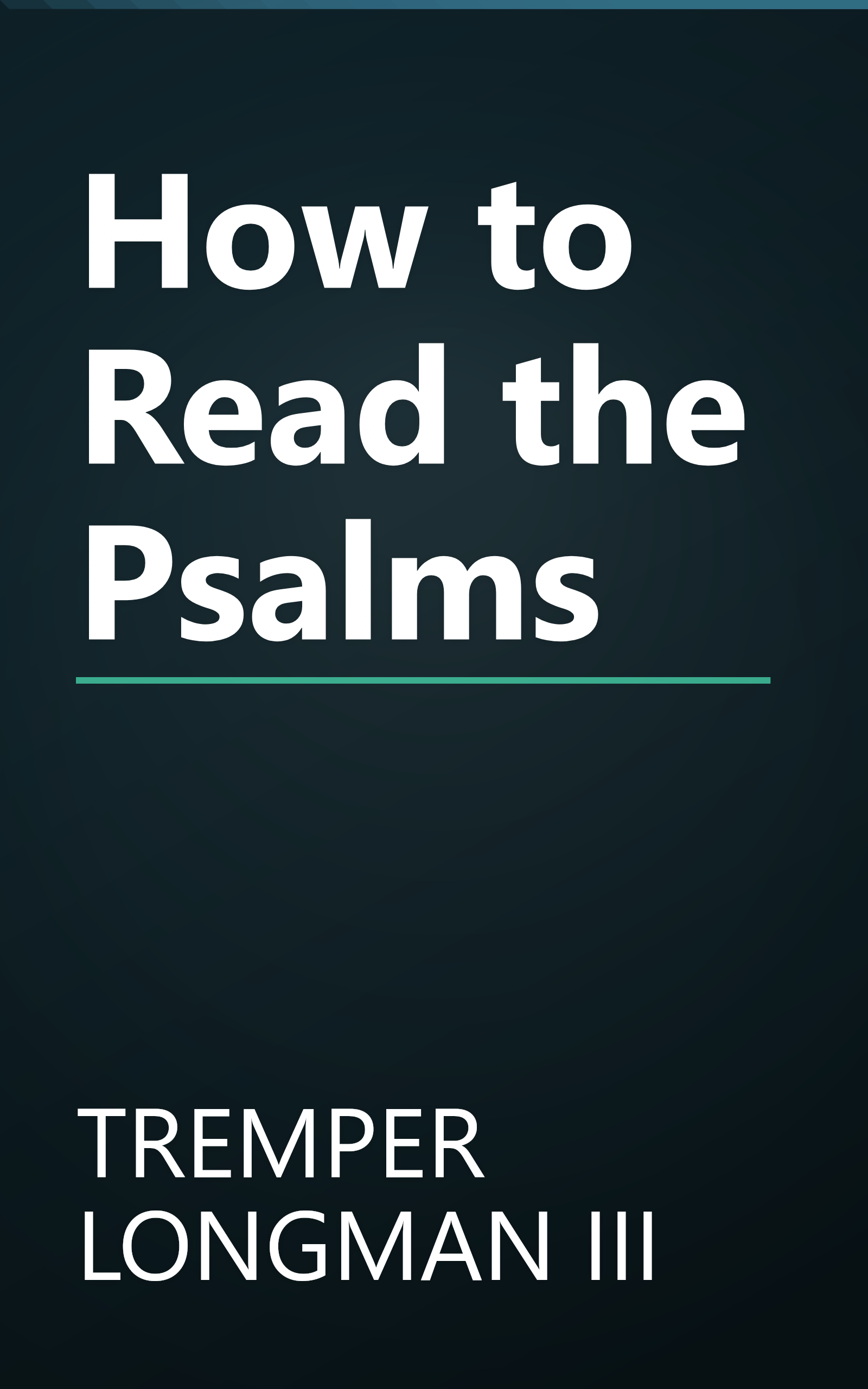How to Read the Psalms book cover