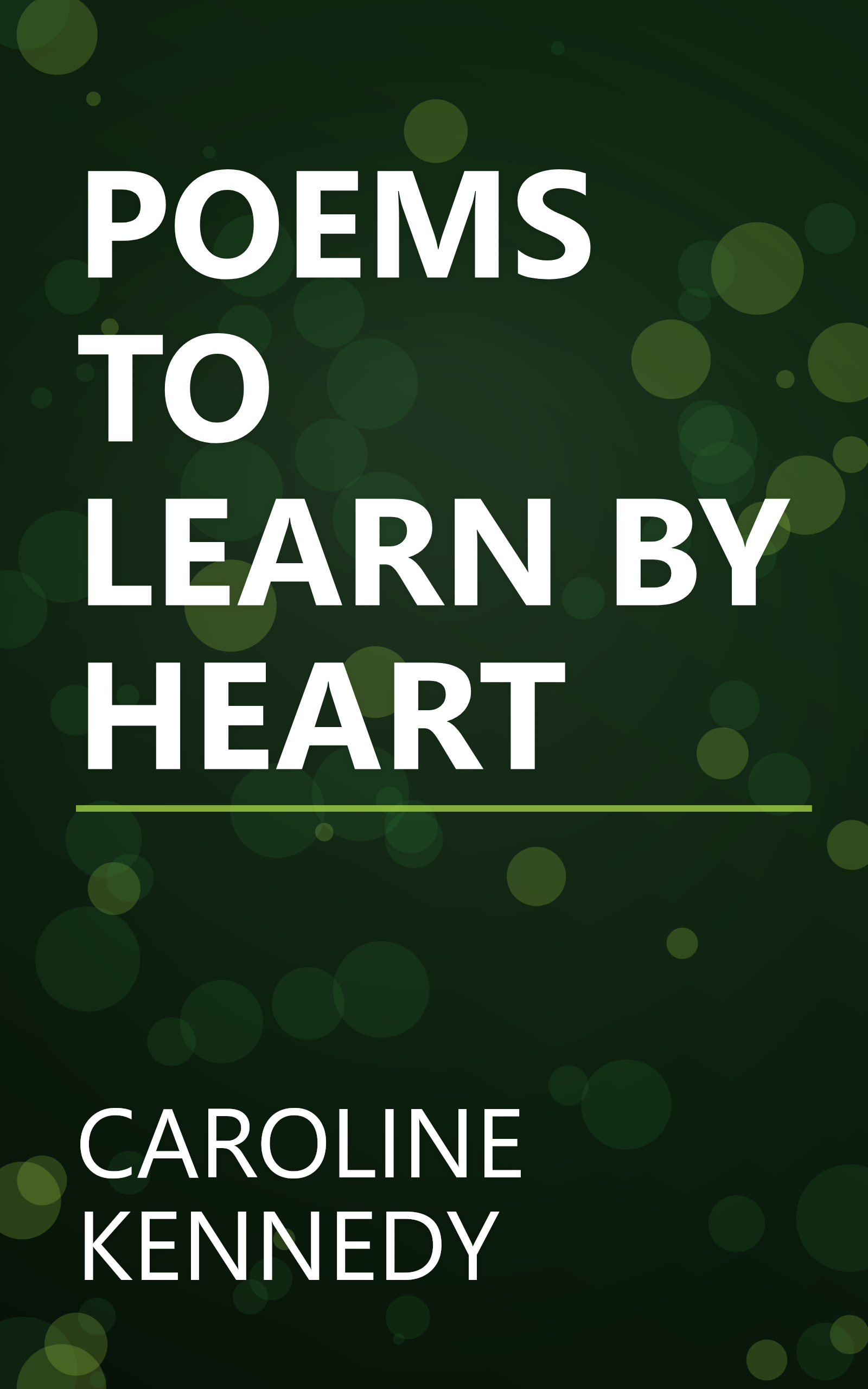 POEMS TO LEARN BY HEART book cover