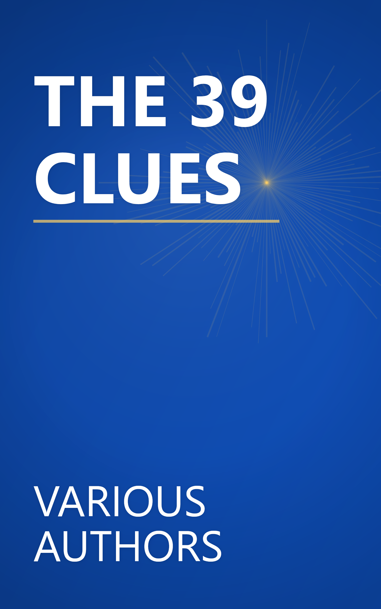 THE 39 CLUES book cover