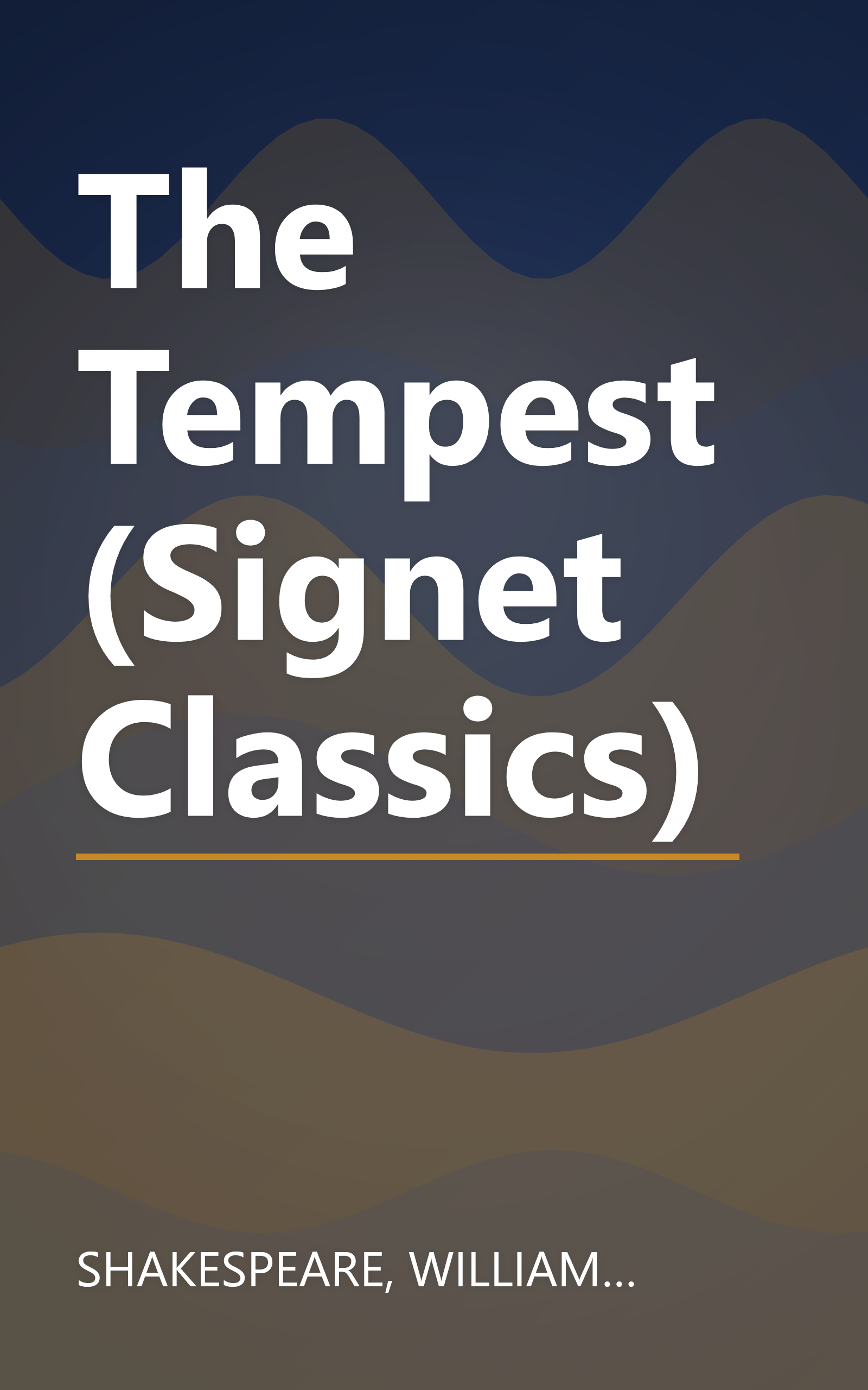 The Tempest (Signet Classics) book cover