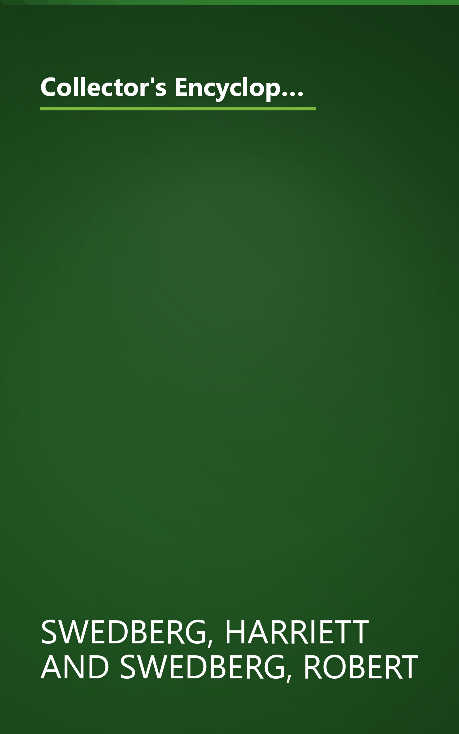 Collector's Encyclopedia of American Furniture: Country Furniture of the Eighteenth and Nineteenth Centuries (Collector's Encyclopedia of American Furniture Vol. 3) book cover