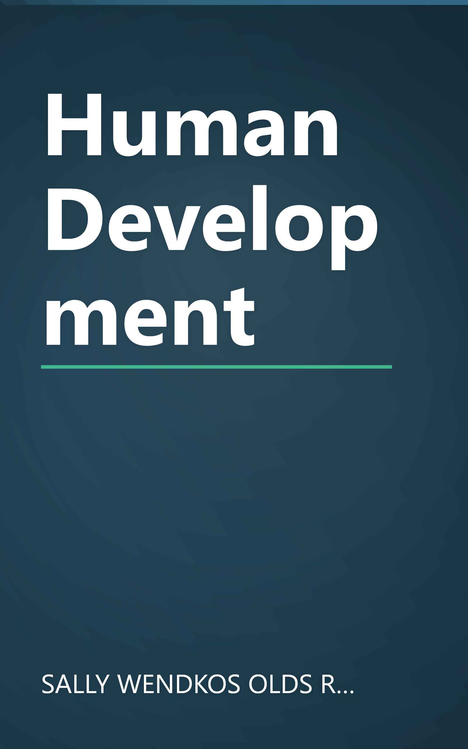 Human Development book cover