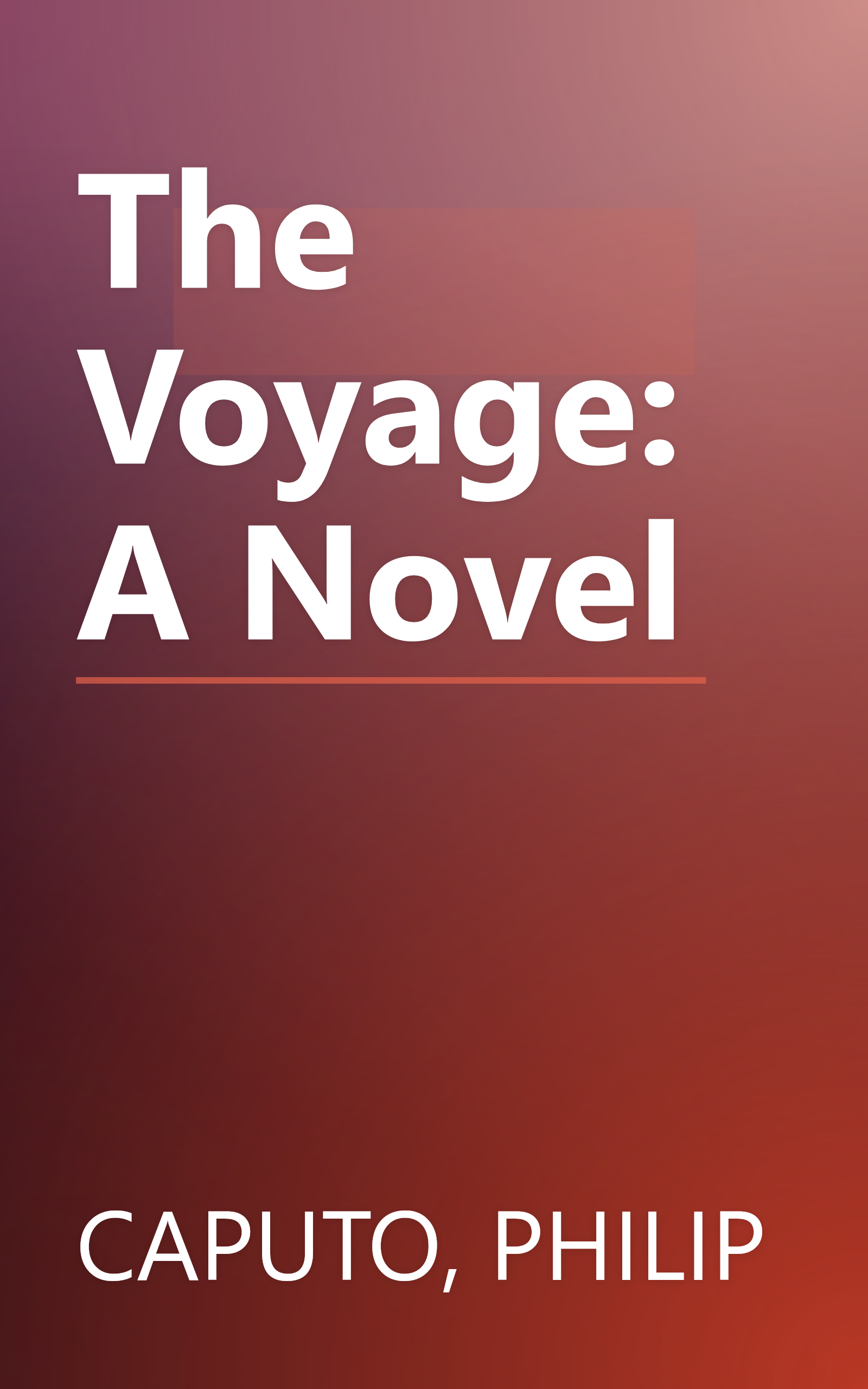 The Voyage: A Novel book cover