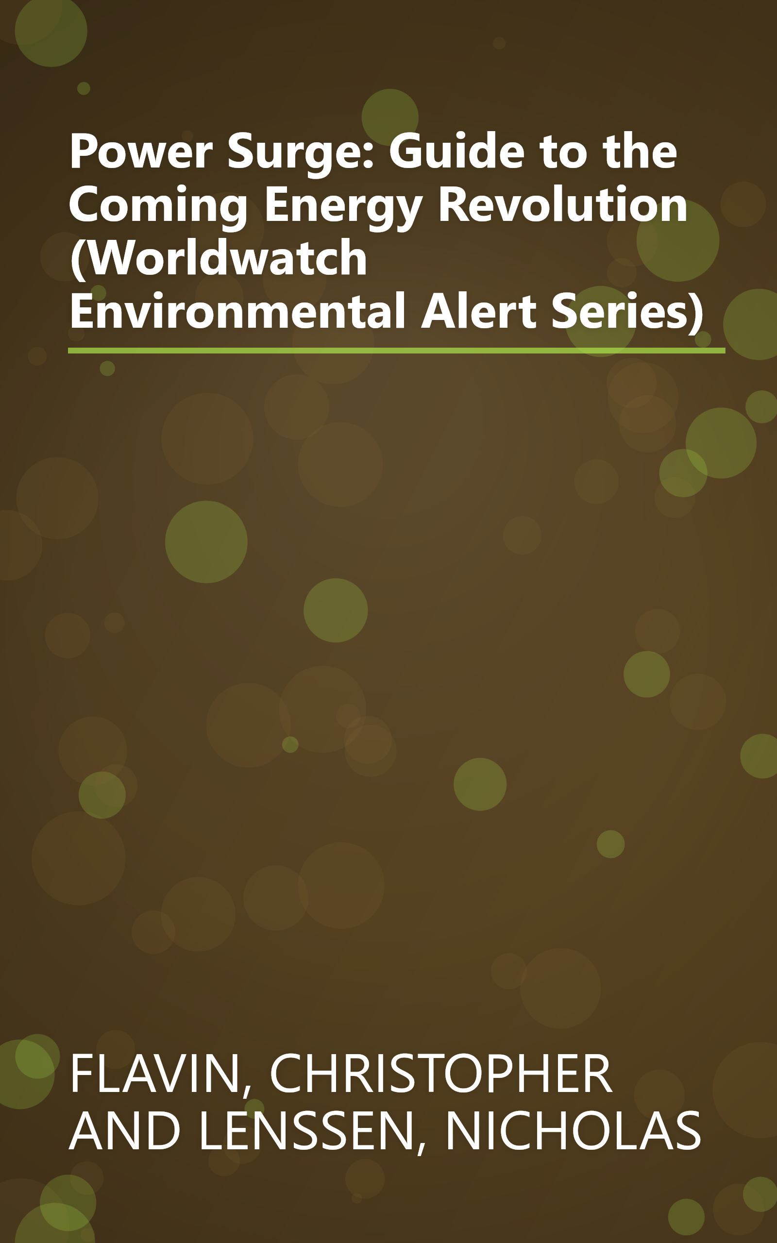 Power Surge: Guide to the Coming Energy Revolution (Worldwatch Environmental Alert Series) book cover