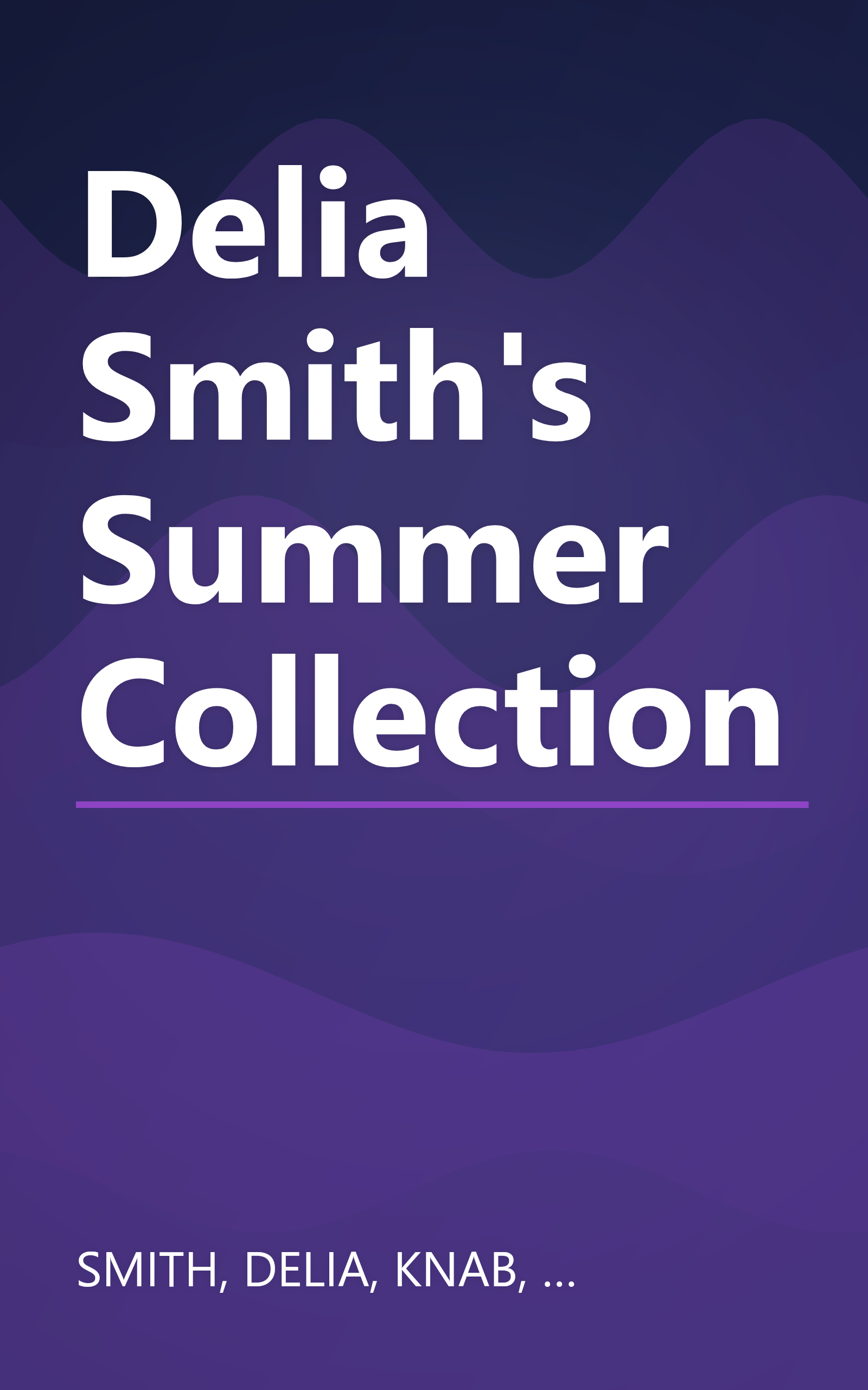 Delia Smith's Summer Collection book cover