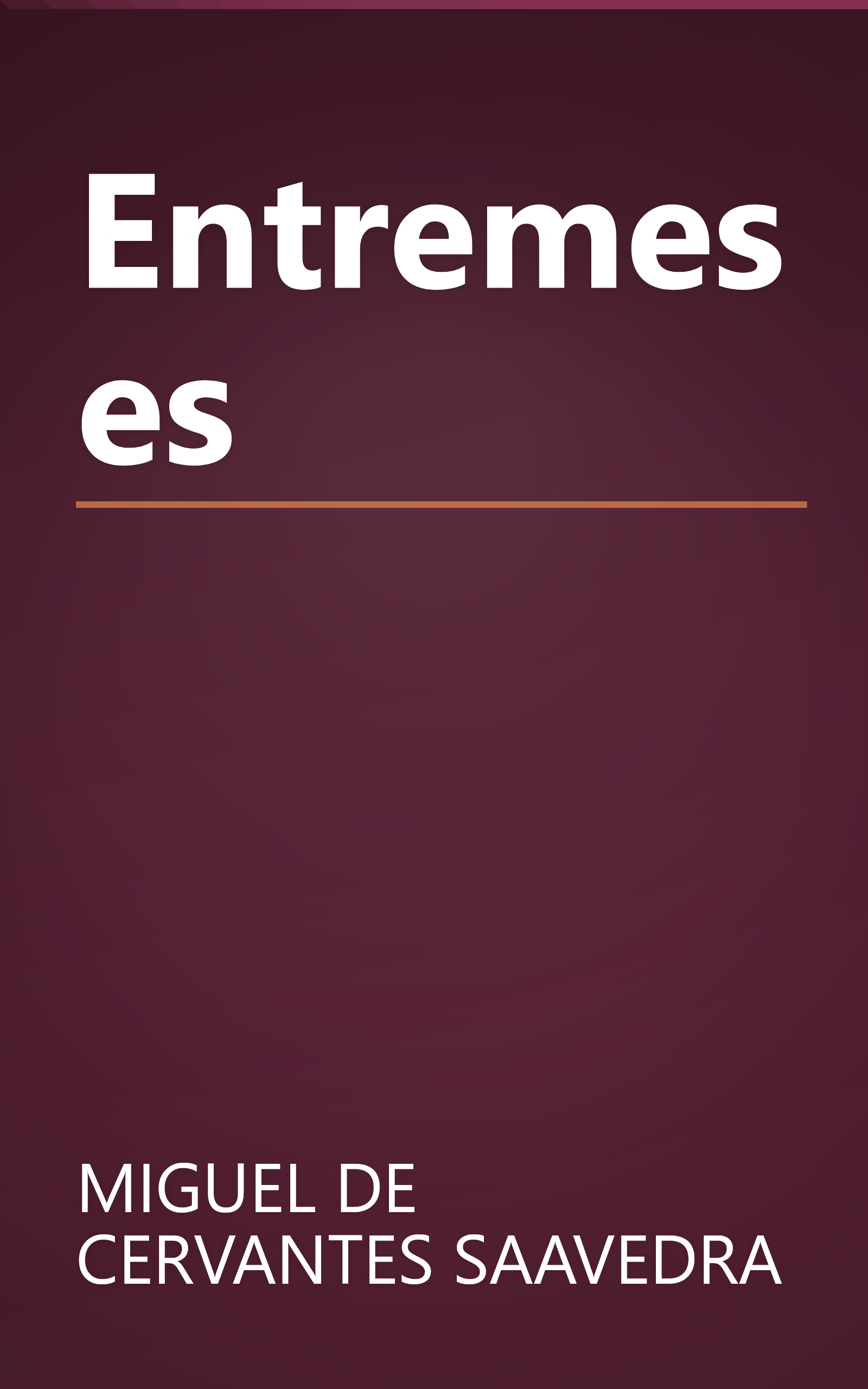 Entremeses book cover