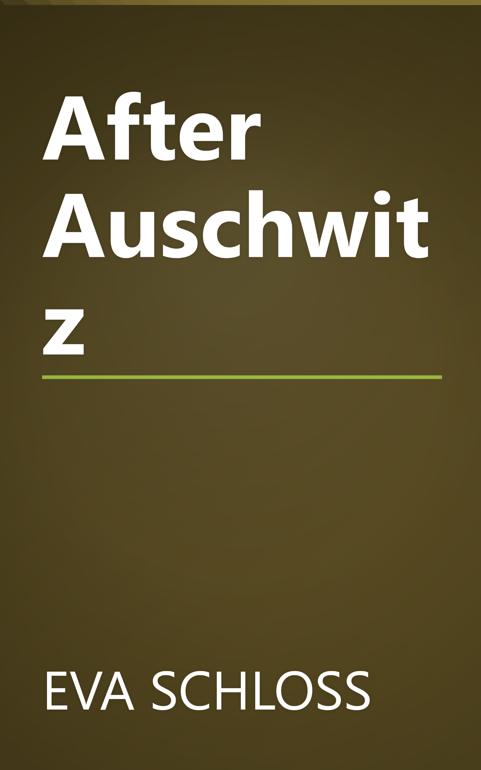 After Auschwitz book cover