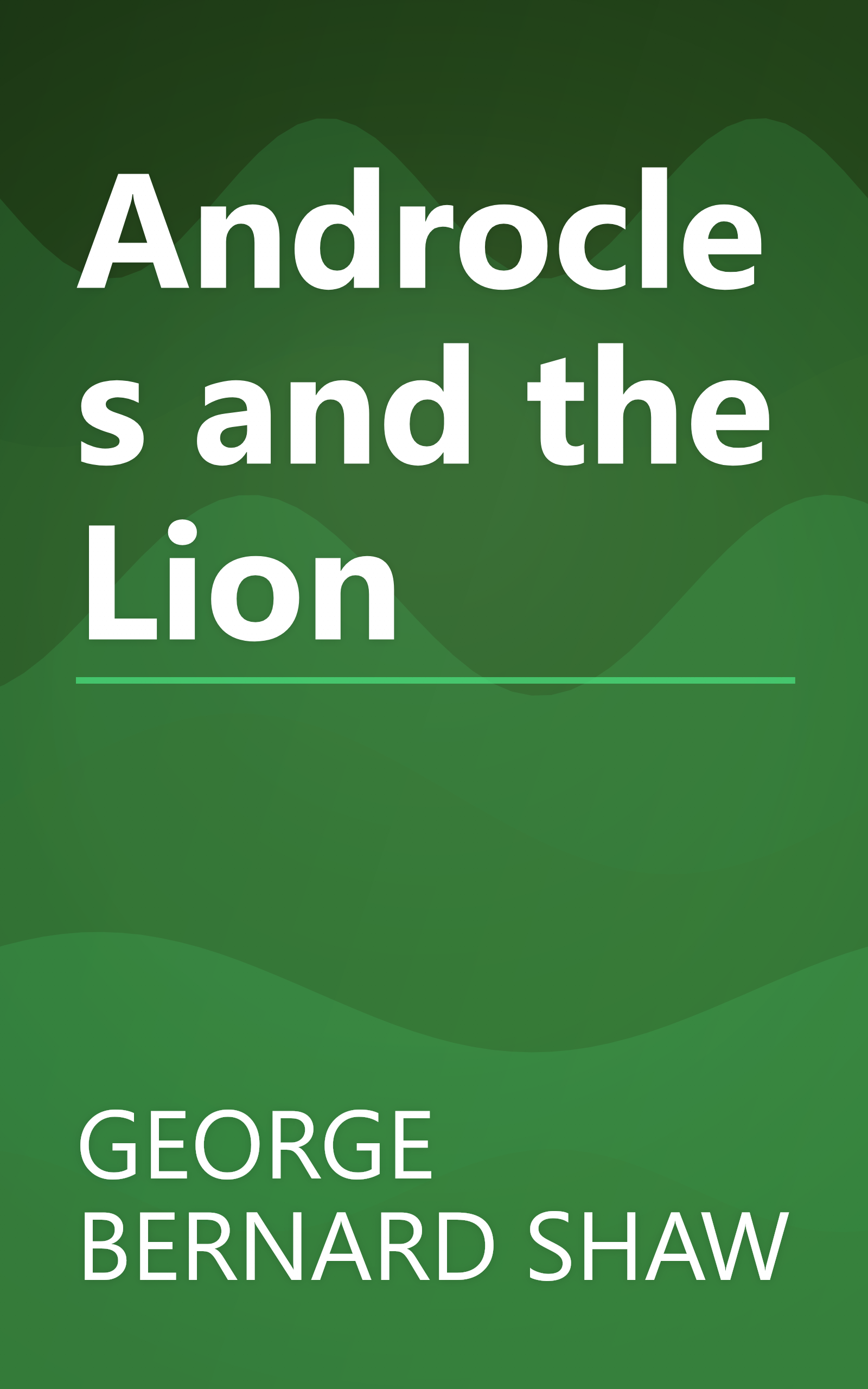 Androcles and the Lion book cover