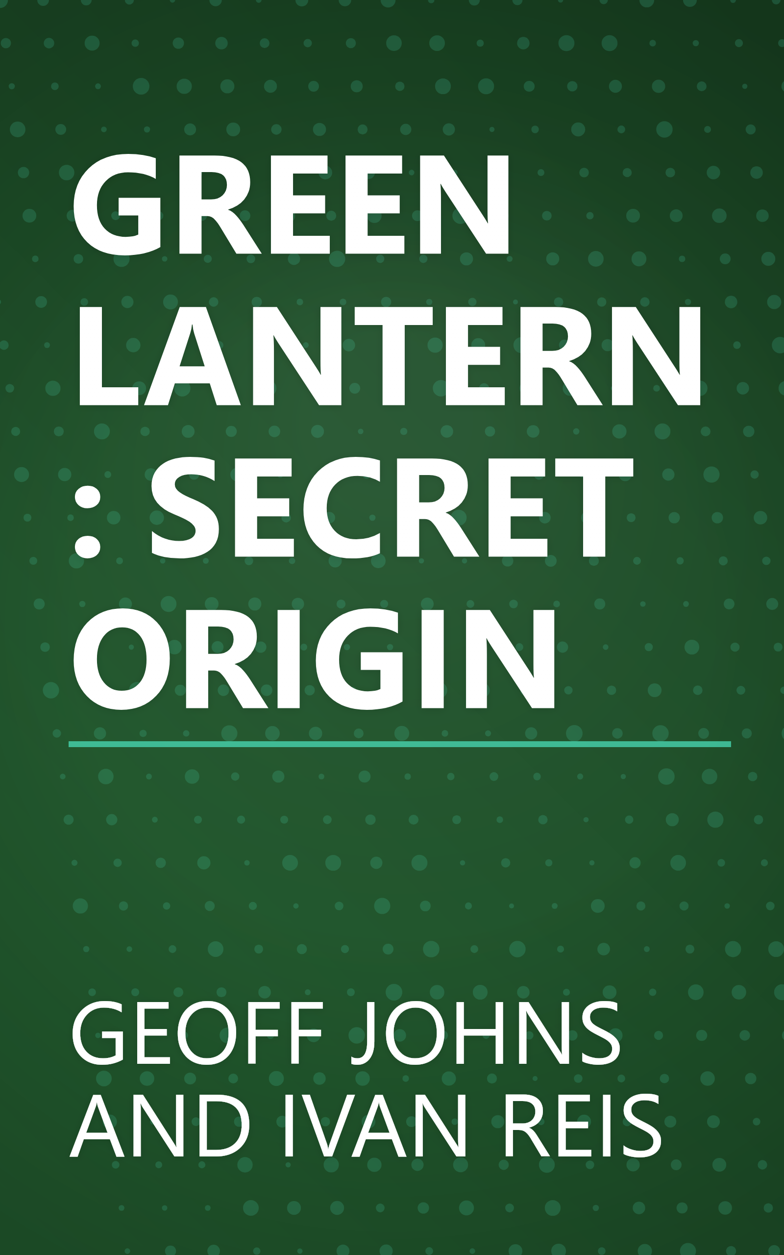 GREEN LANTERN: SECRET ORIGIN book cover