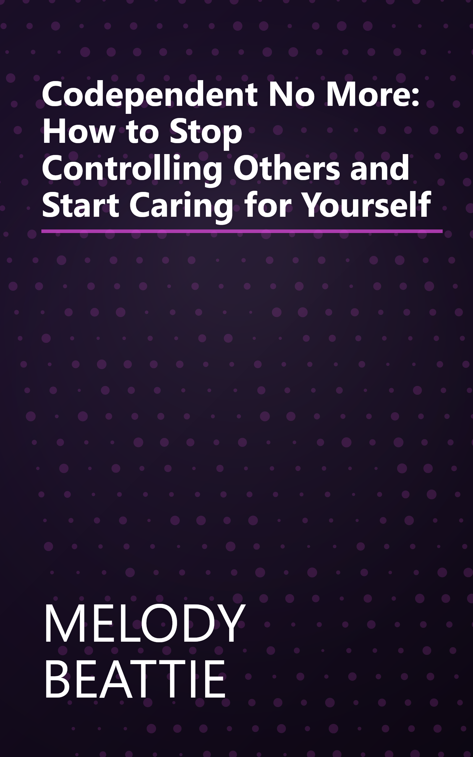 Codependent No More: How to Stop Controlling Others and Start Caring for Yourself book cover