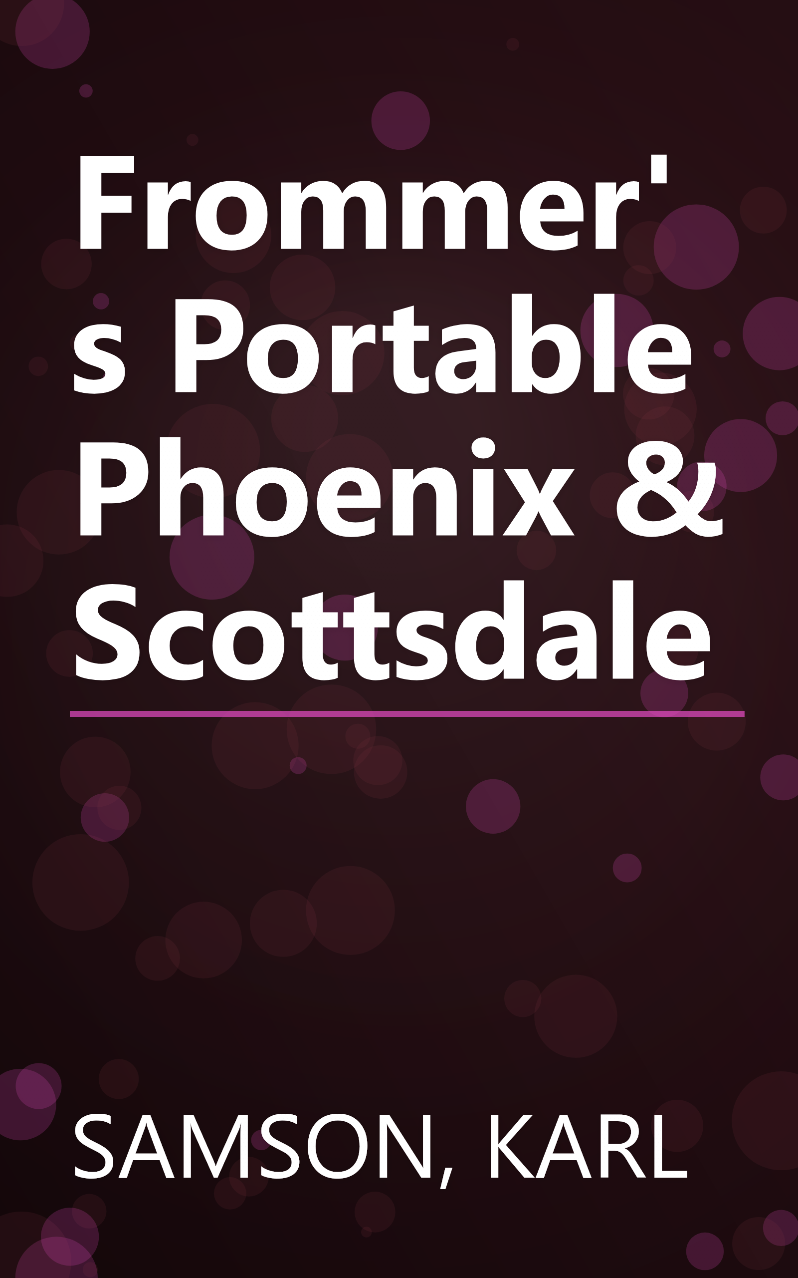 Frommer's Portable Phoenix & Scottsdale book cover