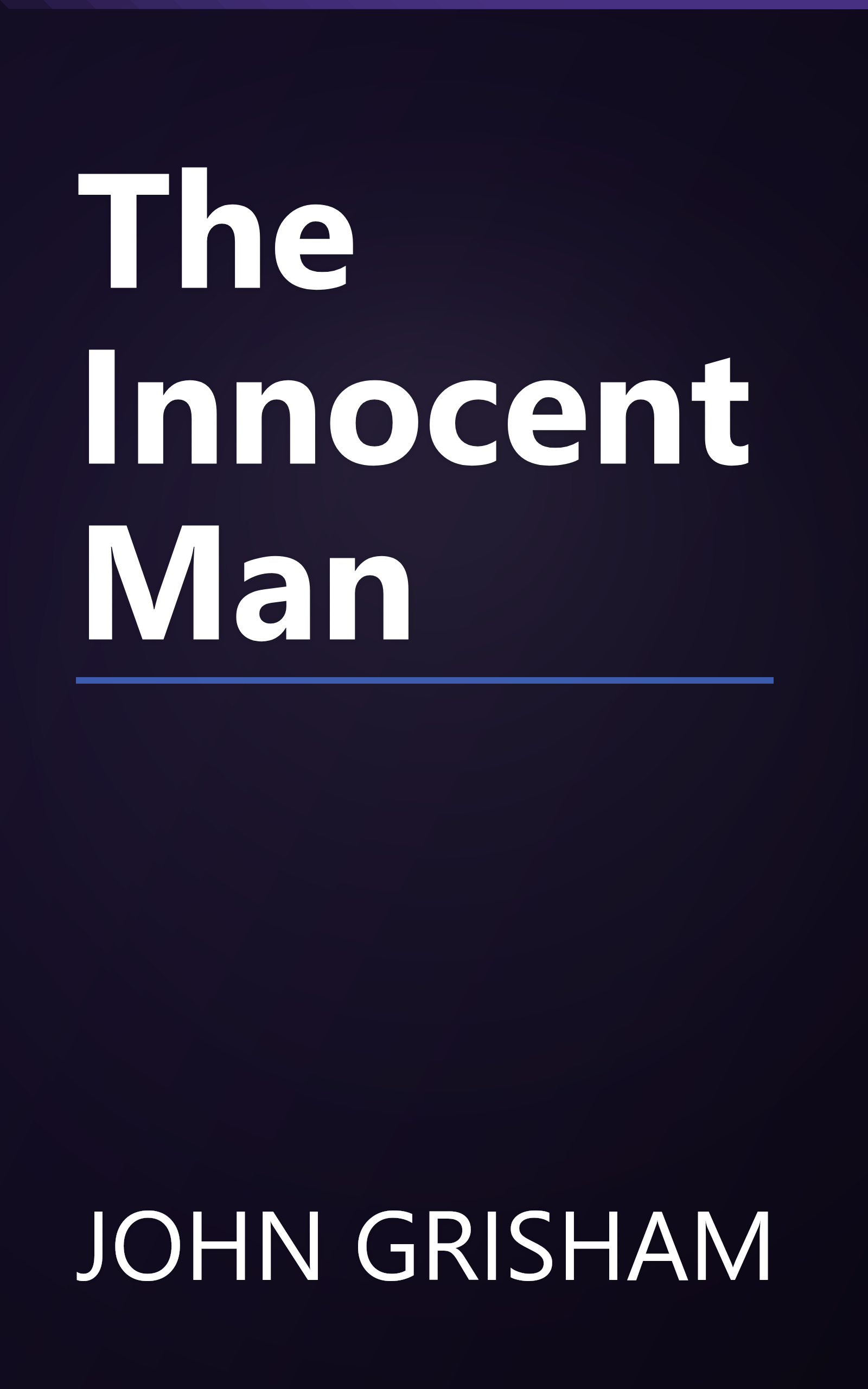 The Innocent Man book cover