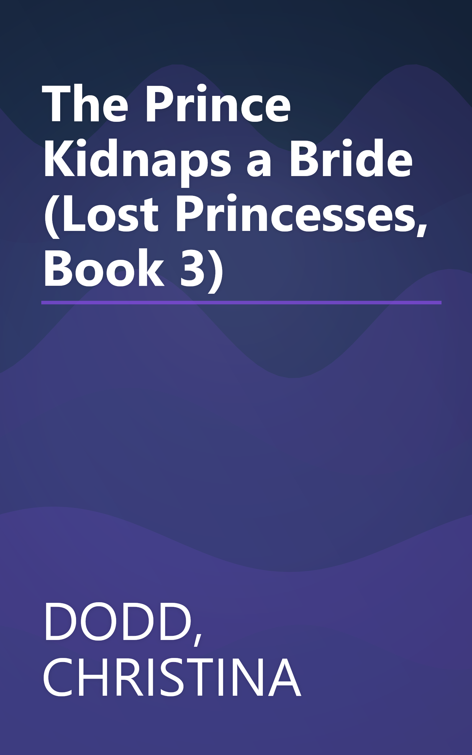 The Prince Kidnaps a Bride (Lost Princesses, Book 3) book cover