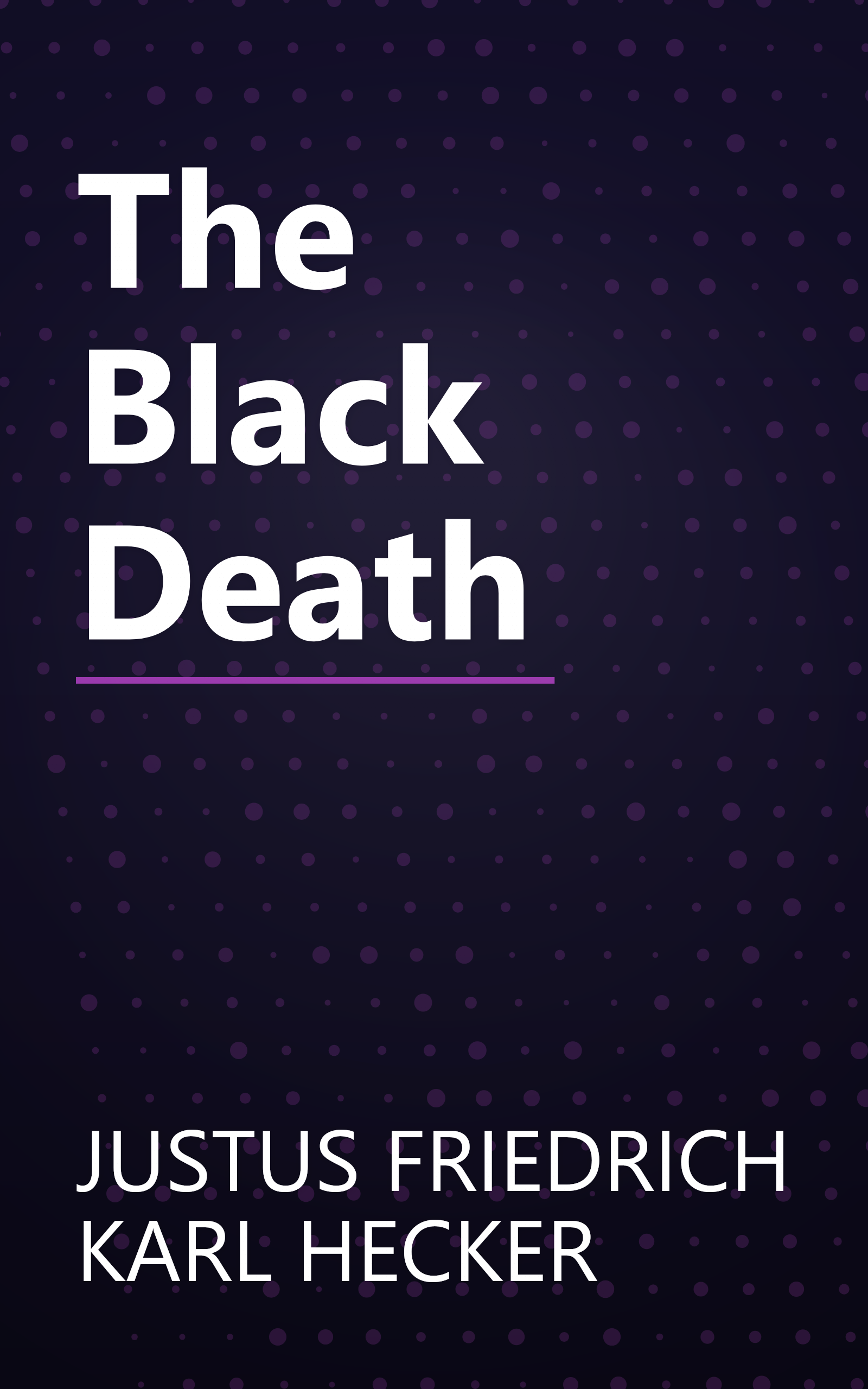 The Black Death book cover