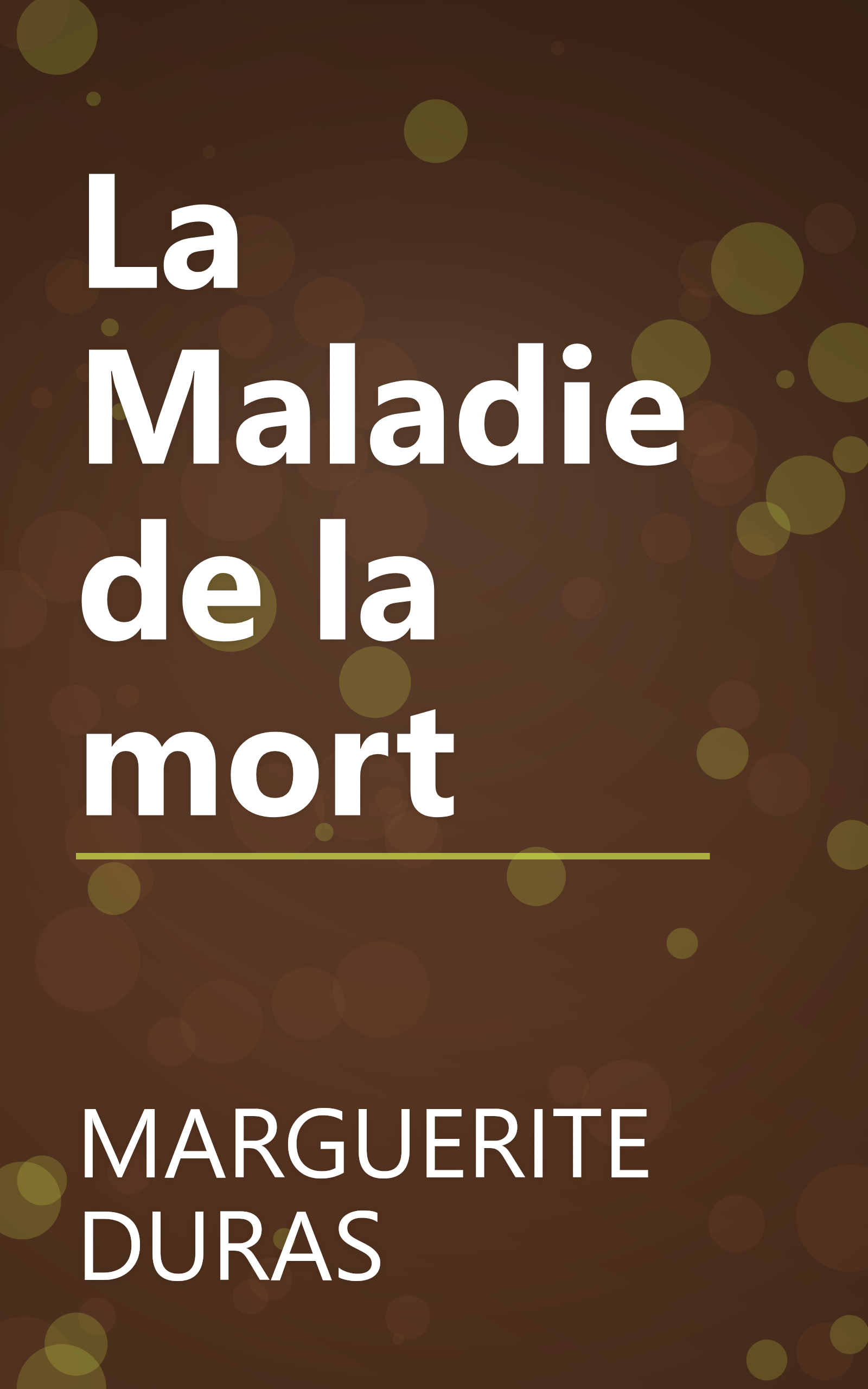 La Maladie de la mort book cover