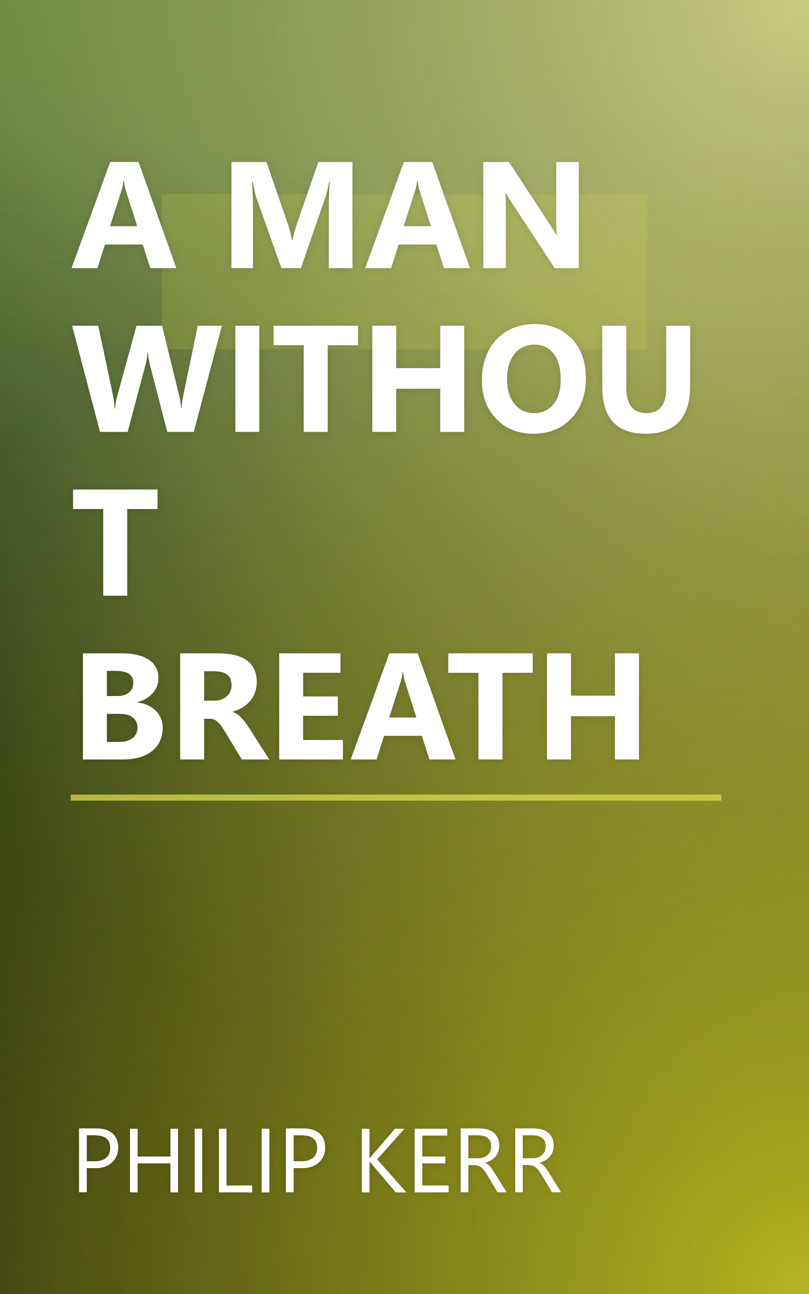 A MAN WITHOUT BREATH book cover