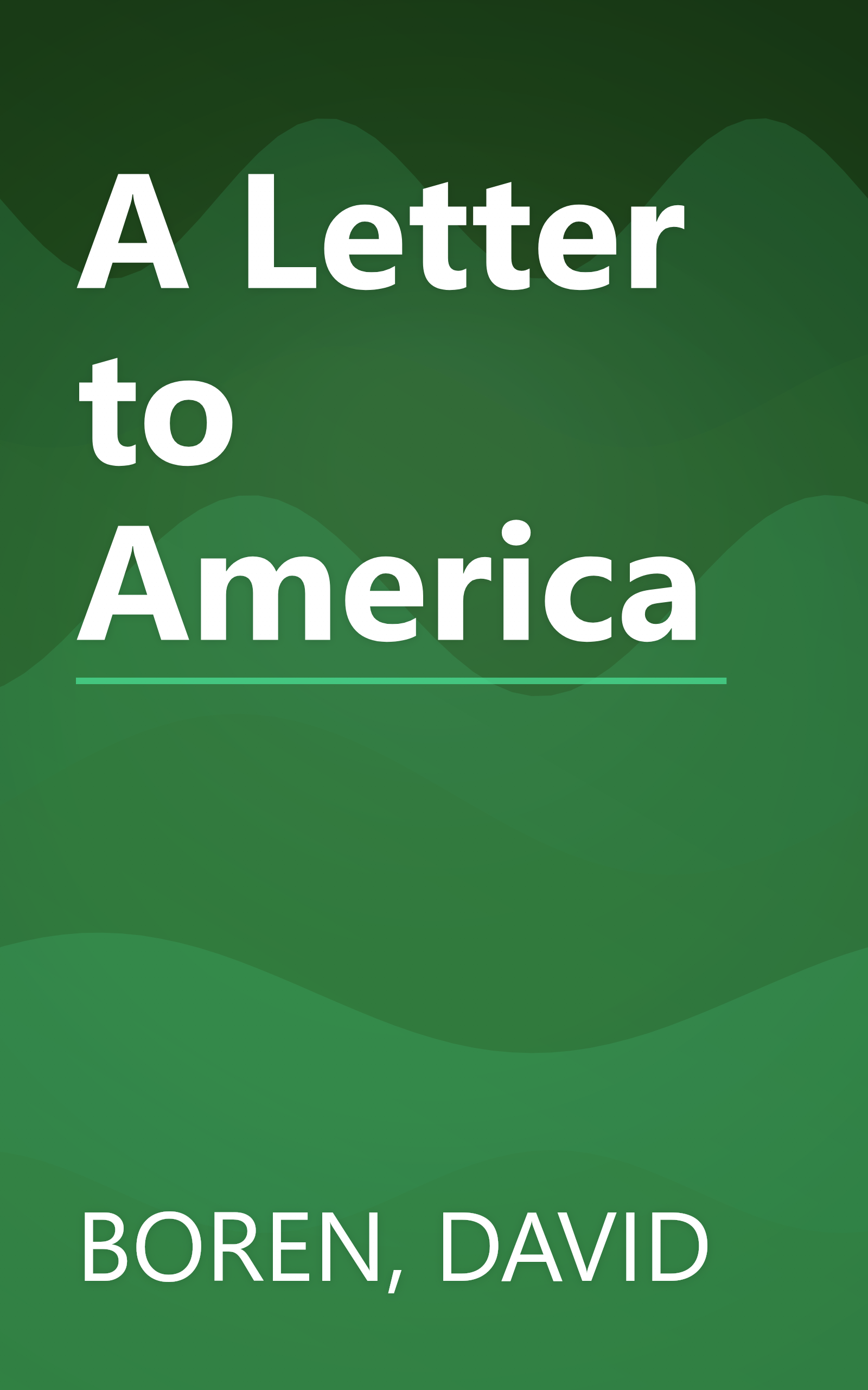 A Letter to America book cover