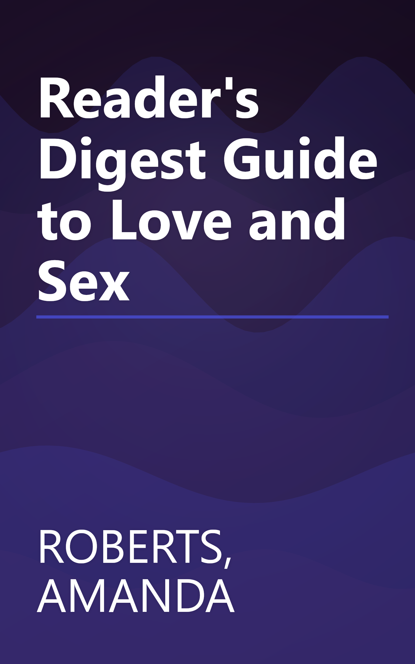 Reader's Digest Guide to Love and Sex book cover