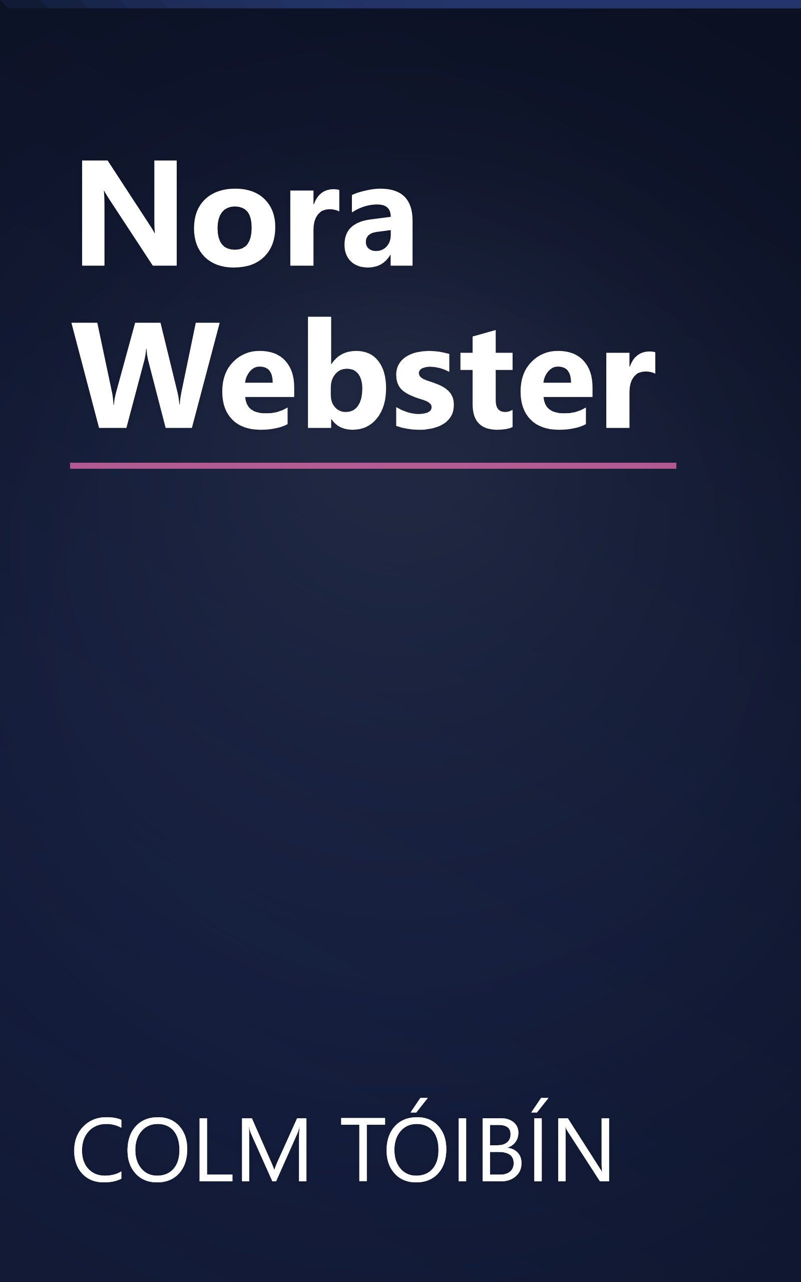 Nora Webster book cover