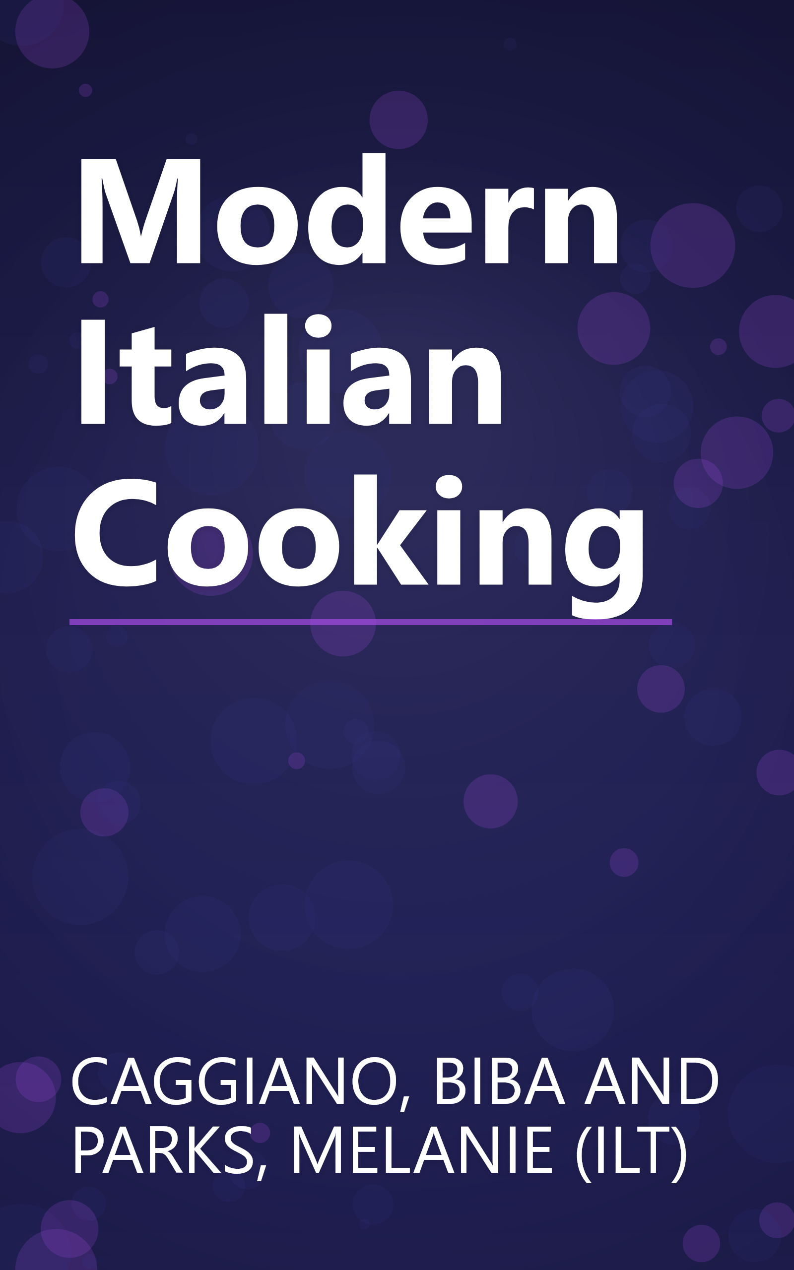 Modern Italian Cooking book cover